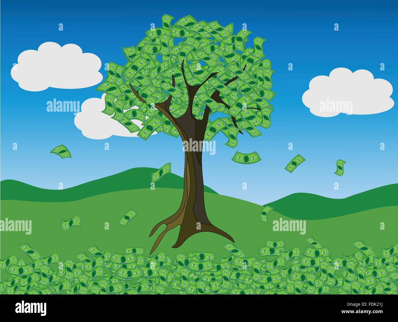 Deposit currency cash money Stock Vector Images - Alamy