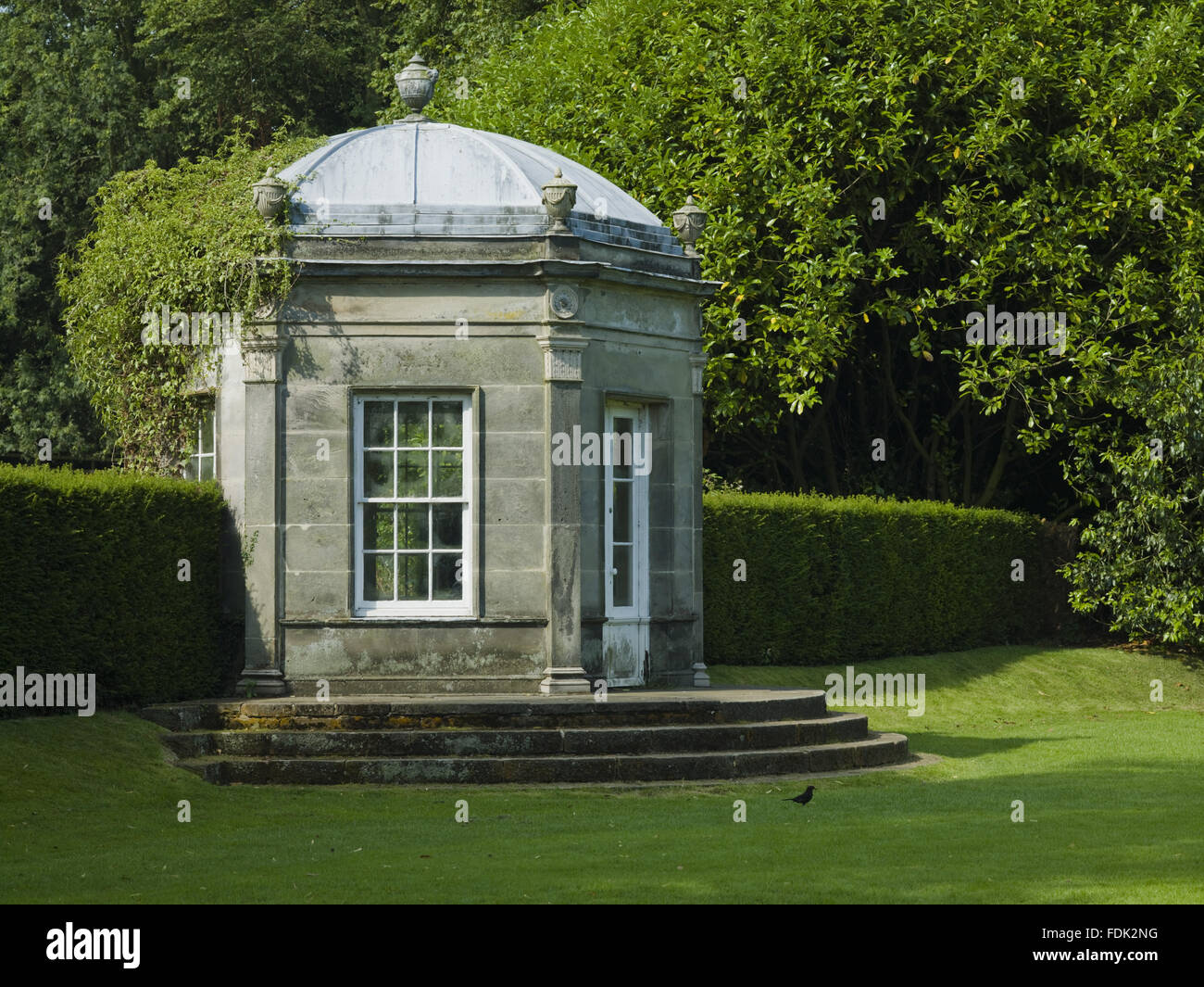 The Hexagon Temple designed by George Richardson, c.1775, at Kedleston ...
