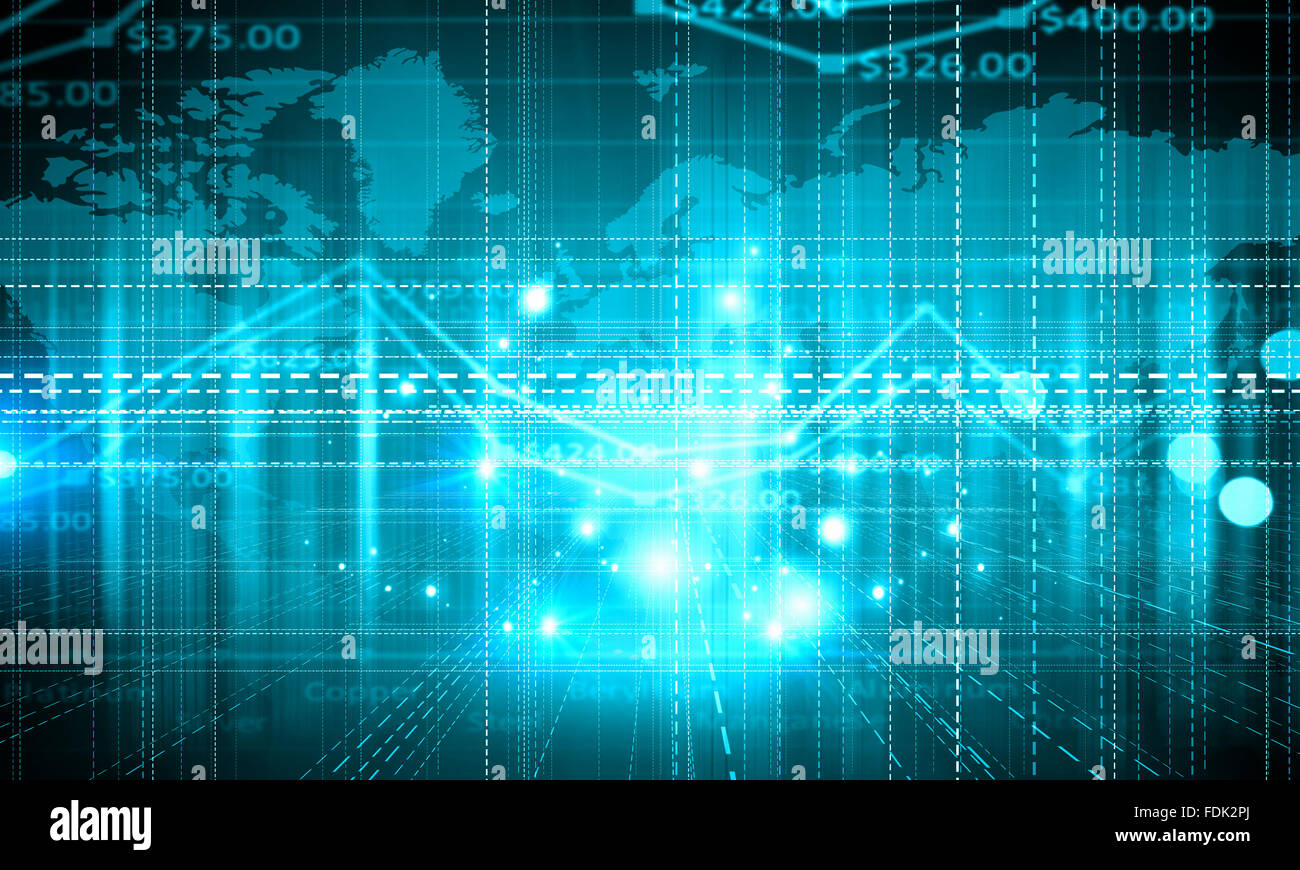 Digital background with infographs and business concepts Stock Photo ...