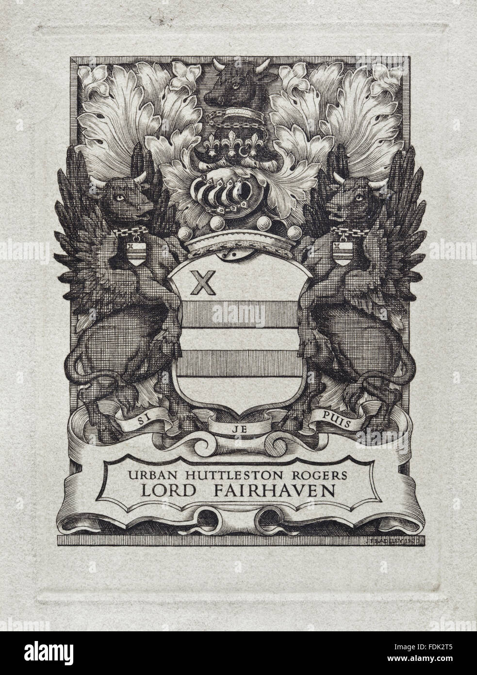 Library Bookplate High Resolution Stock Photography and Images - Alamy