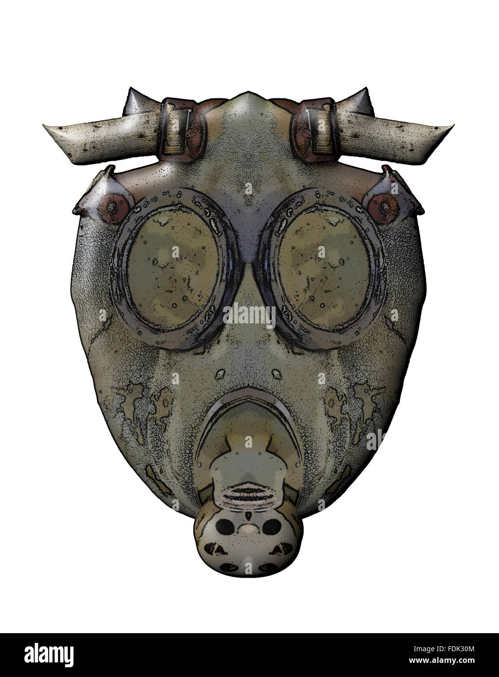 Gas mask! world war Cut Out Stock Images & Pictures - Alamy