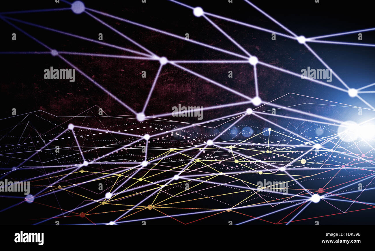 Digital technology background image with connection concept Stock Photo ...