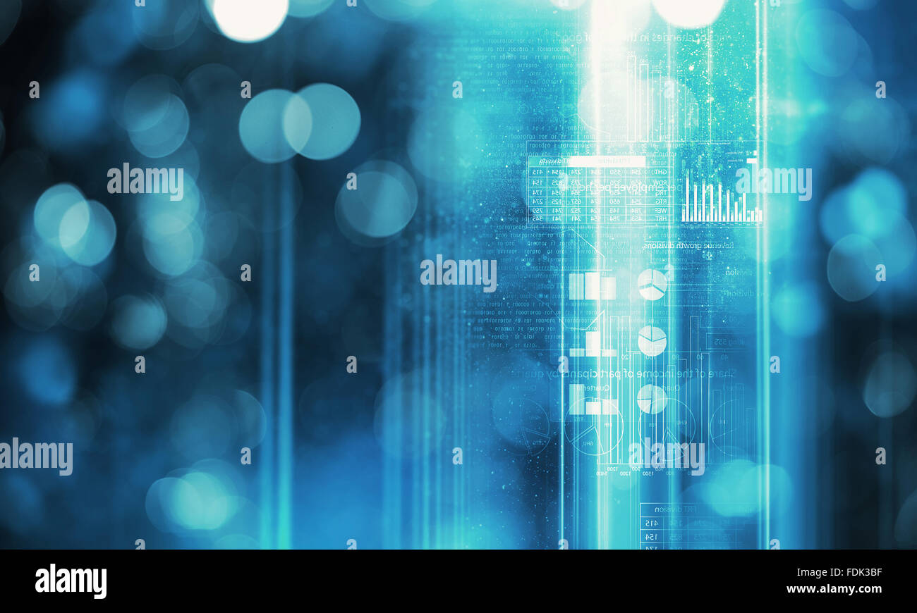 Digital background with infographs and business concepts Stock Photo ...