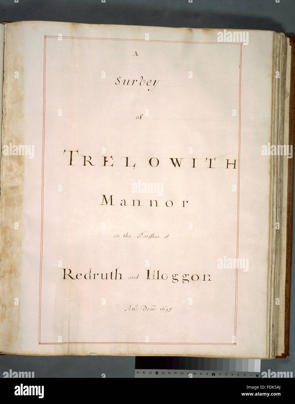 Title Page. A Survey of Treloweth Manor in the Parishes of Redruth and ...