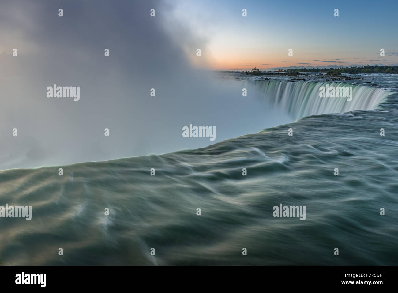Niagara Falls at sunrise, Ontario, Canada Stock Photo - Alamy