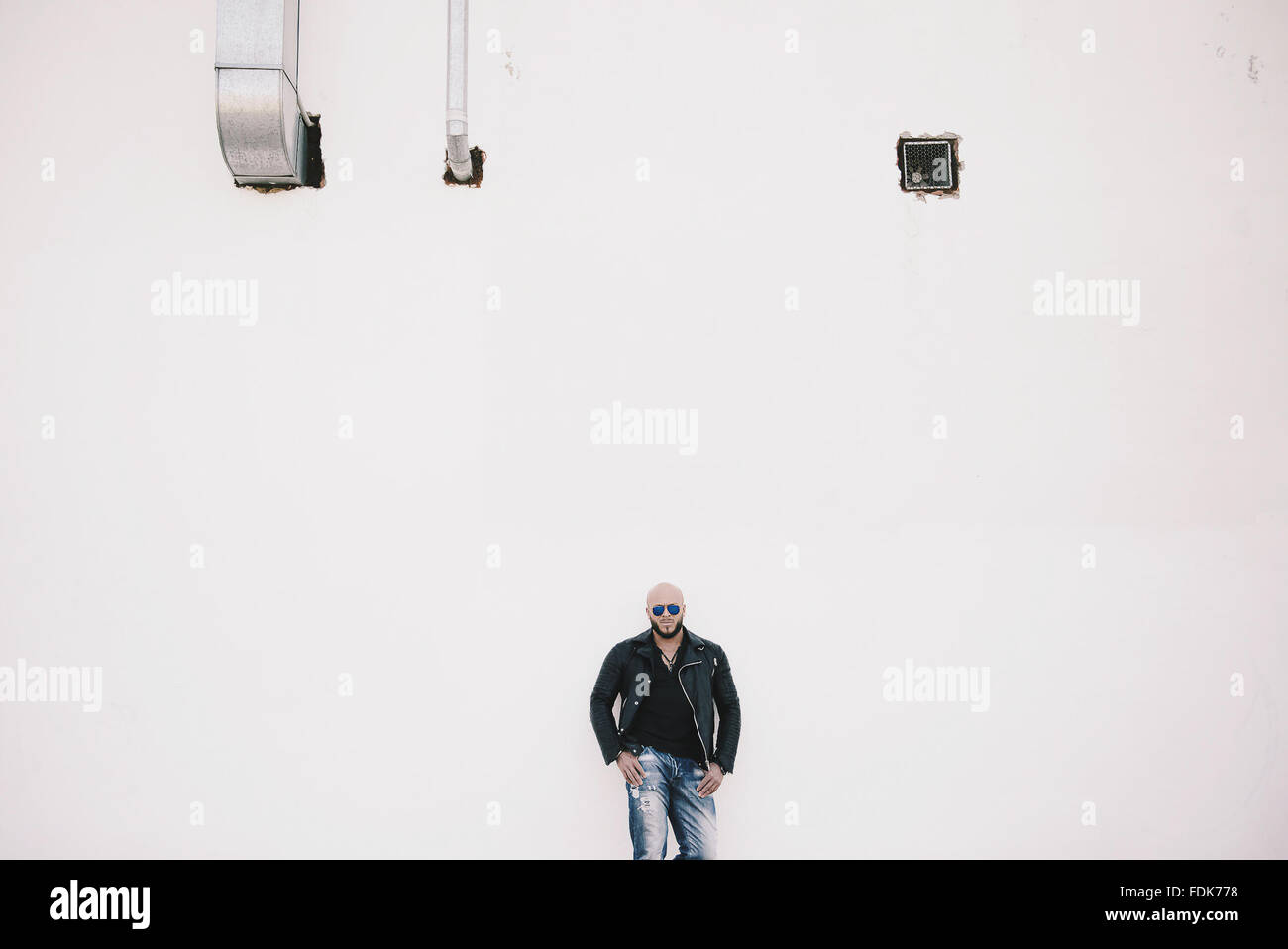 Cool man walking Stock Photo - Alamy