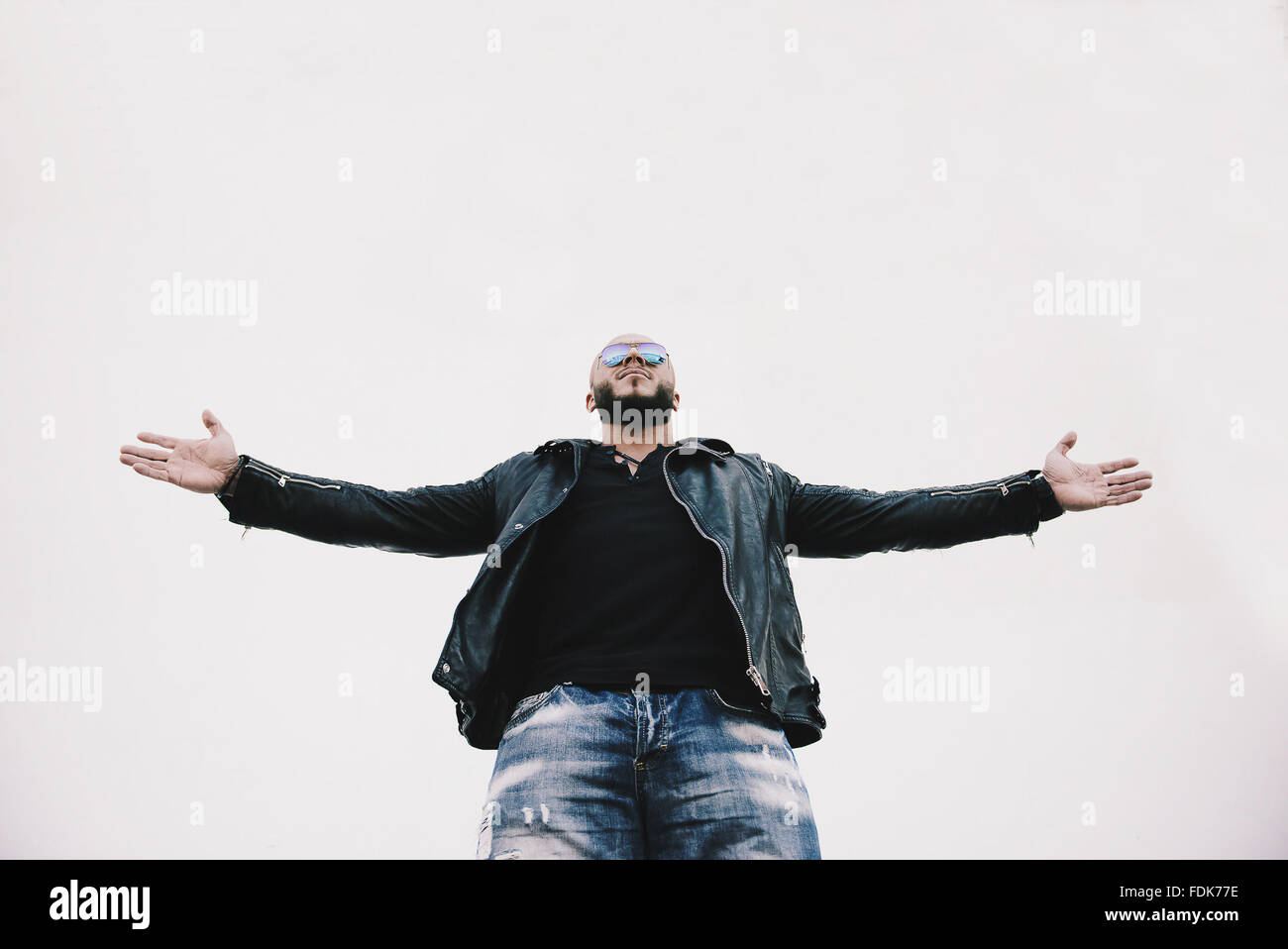 Both arms outstretched hi-res stock photography and images - Alamy