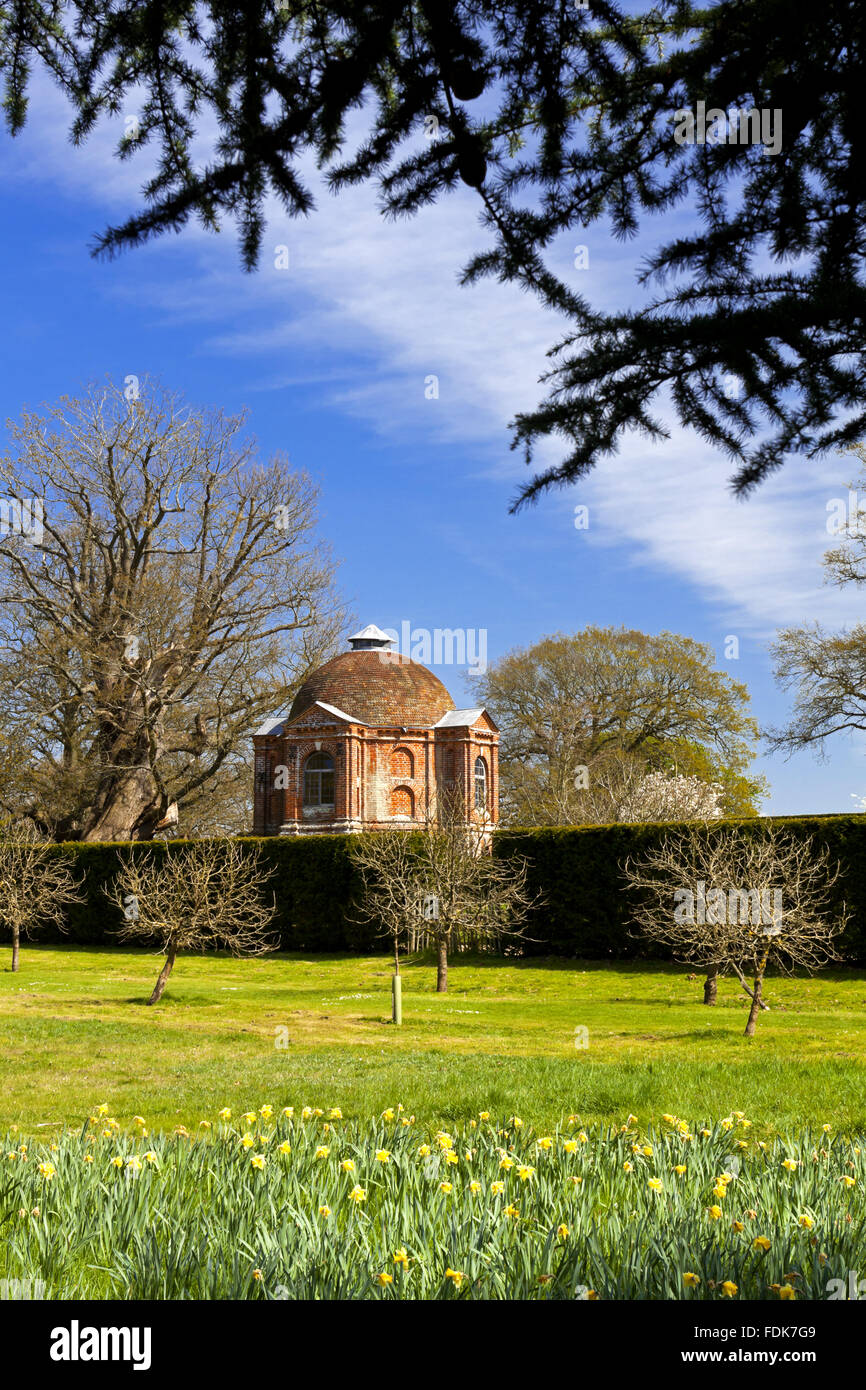 The mid-seventeenth century summer-house in the garden at The Vyne ...