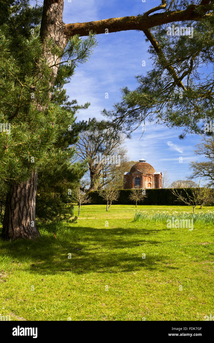 The mid-seventeenth century summer-house in the garden at The Vyne ...