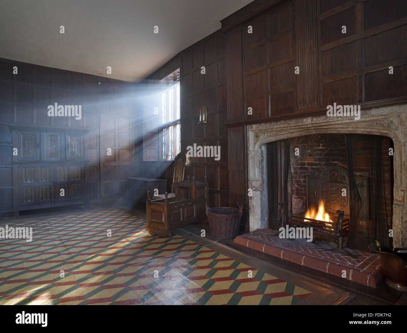 The Little Chamber at Sutton House, Hackney, London Stock Photo - Alamy