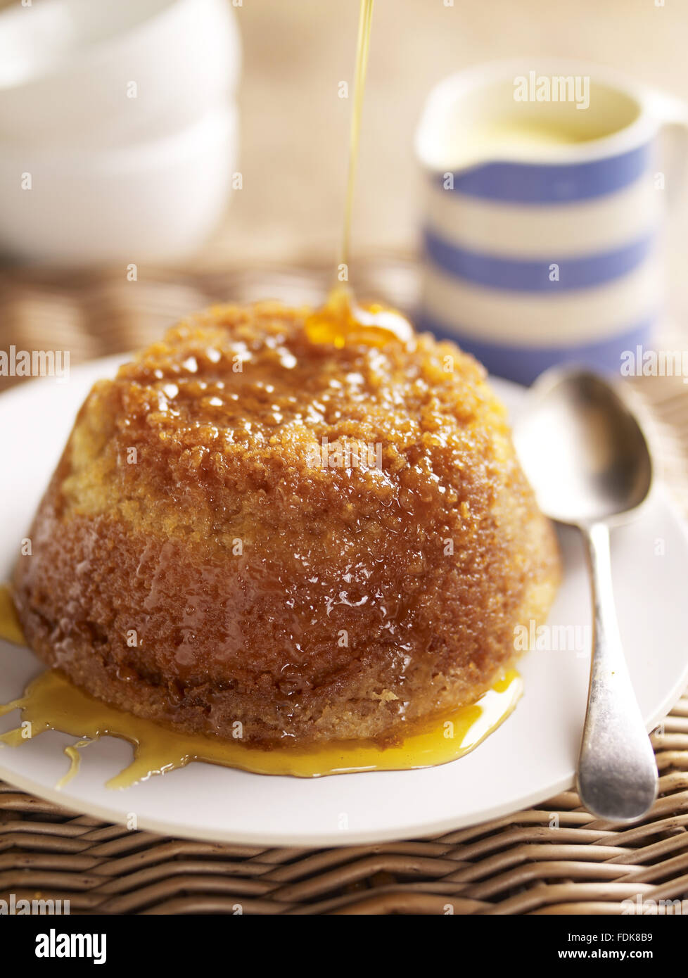 Syrup sponge pudding, one of the delicious dishes served in National ...