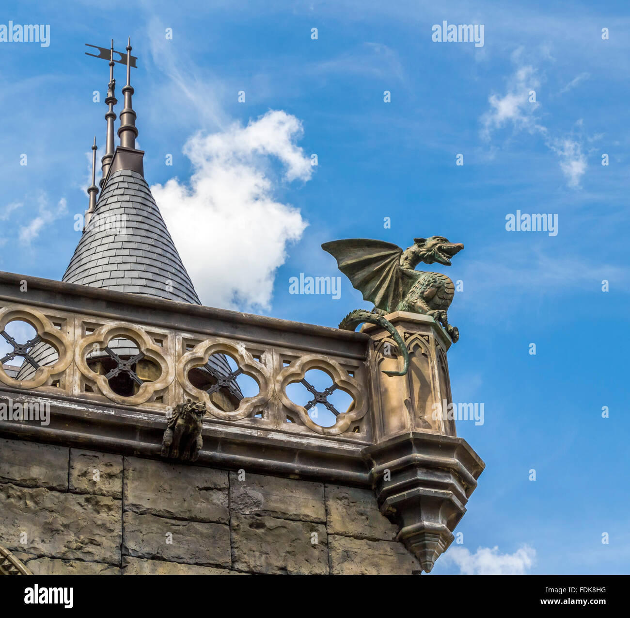 Gothic elements in architecture hi-res stock photography and images - Alamy