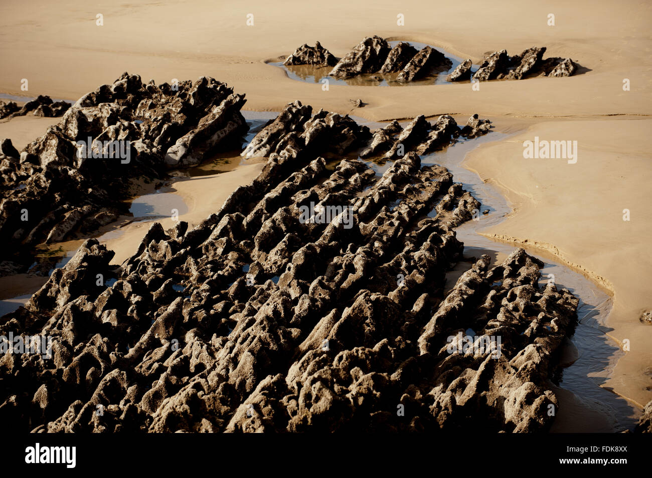 The beach at Pennard, Gower, Wales Stock Photo - Alamy