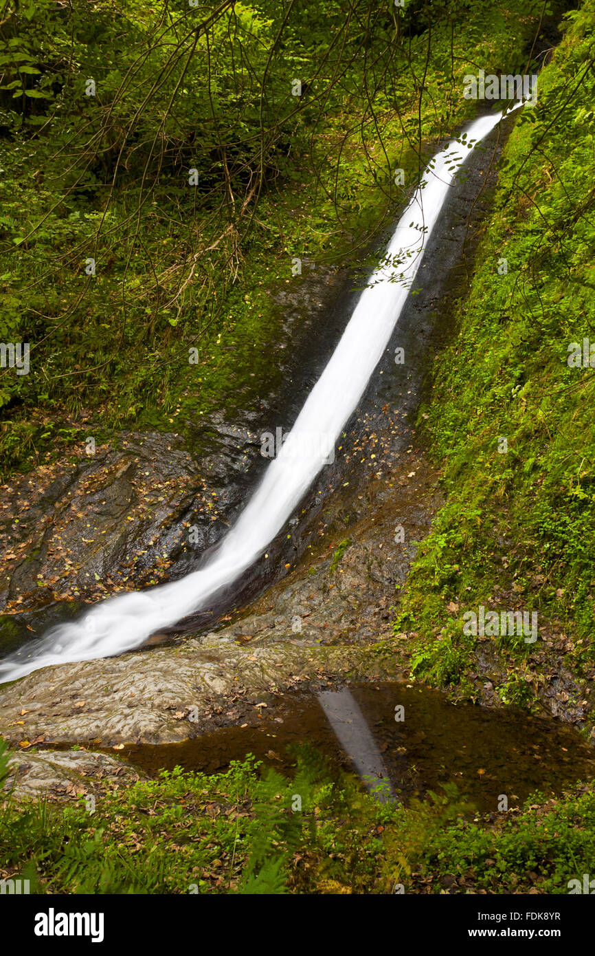 White lady waterfall devon hi-res stock photography and images - Alamy