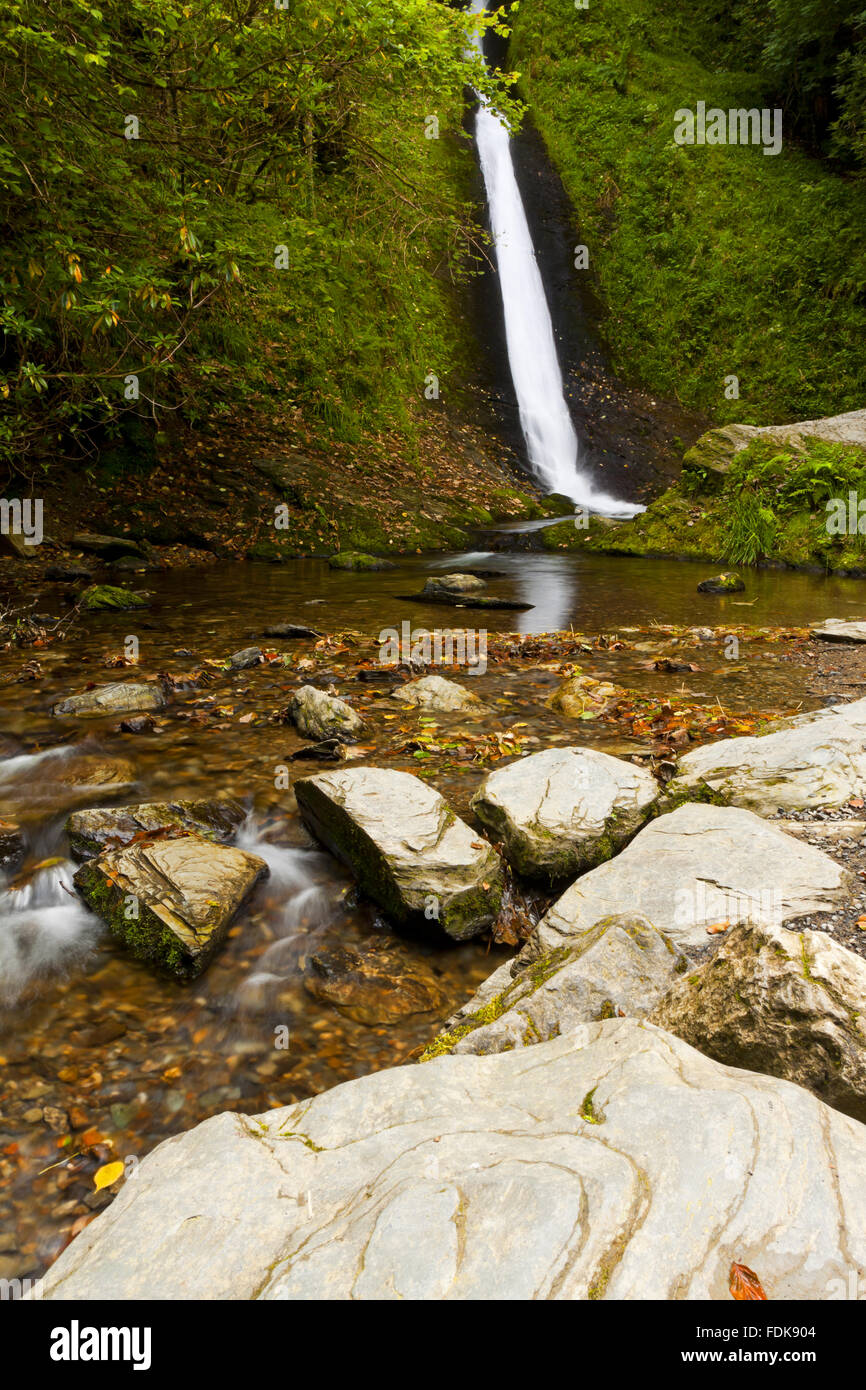White Lady Waterfall Devon High Resolution Stock Photography and Images - Alamy