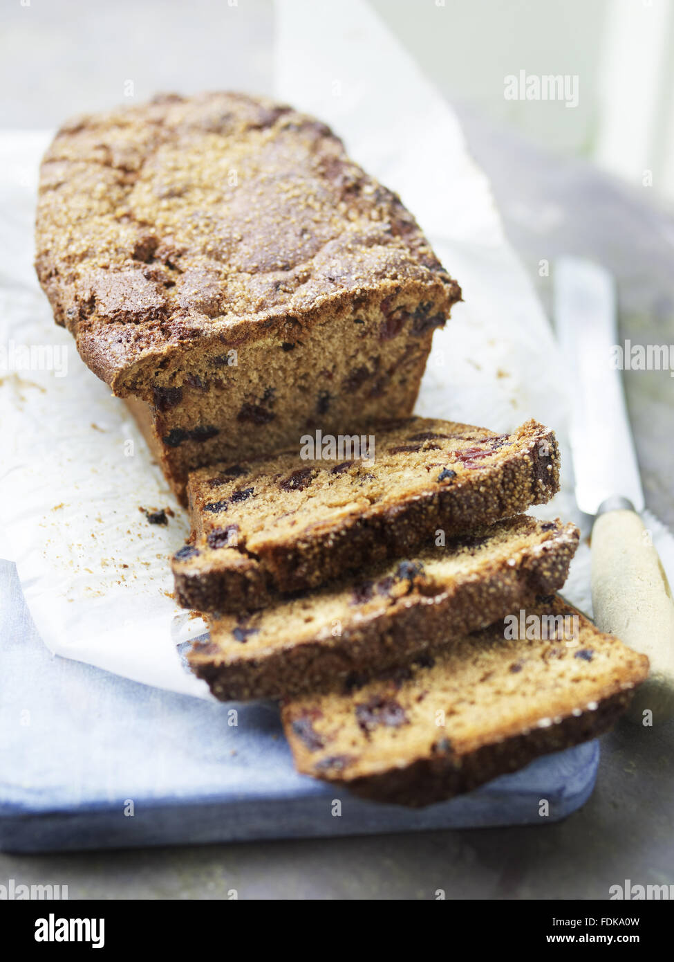 Fruit cake, served at National Trust restaurants Stock Photo - Alamy