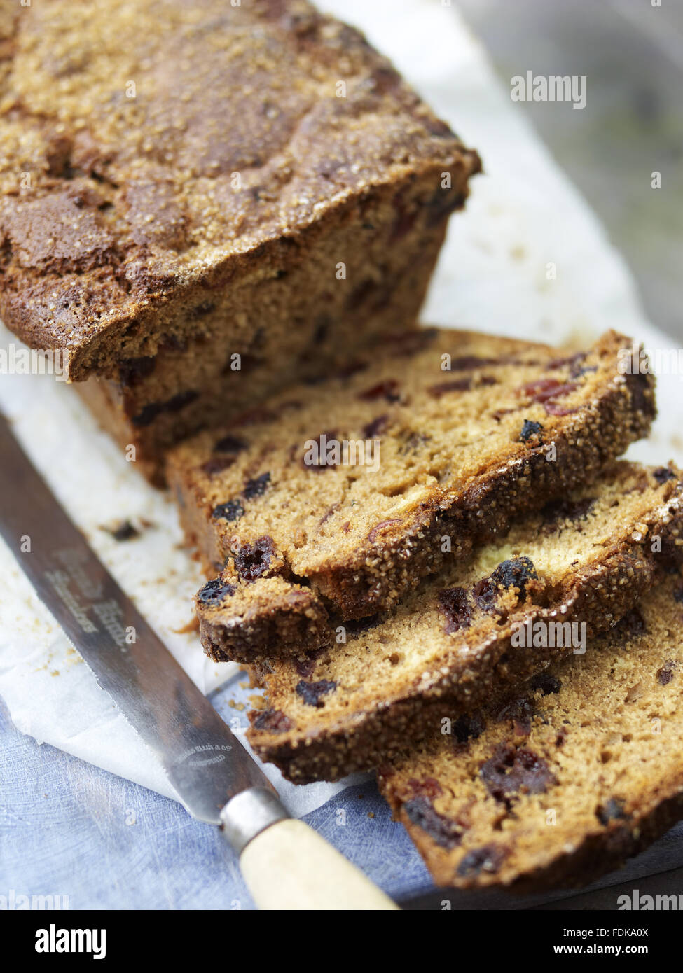 Fruit cake, served at National Trust restaurants Stock Photo - Alamy