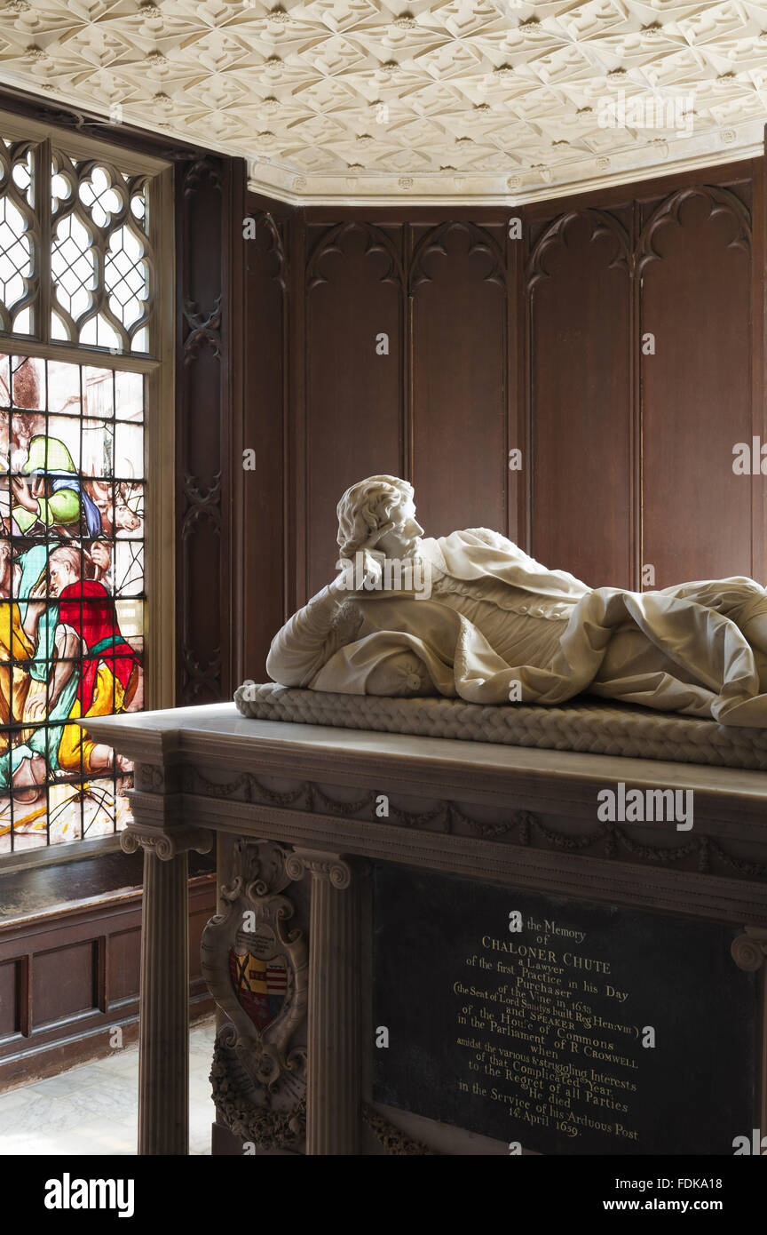 Carrara marble sculpture, Monument to Chaloner Chute (c.1595-1659) by ...