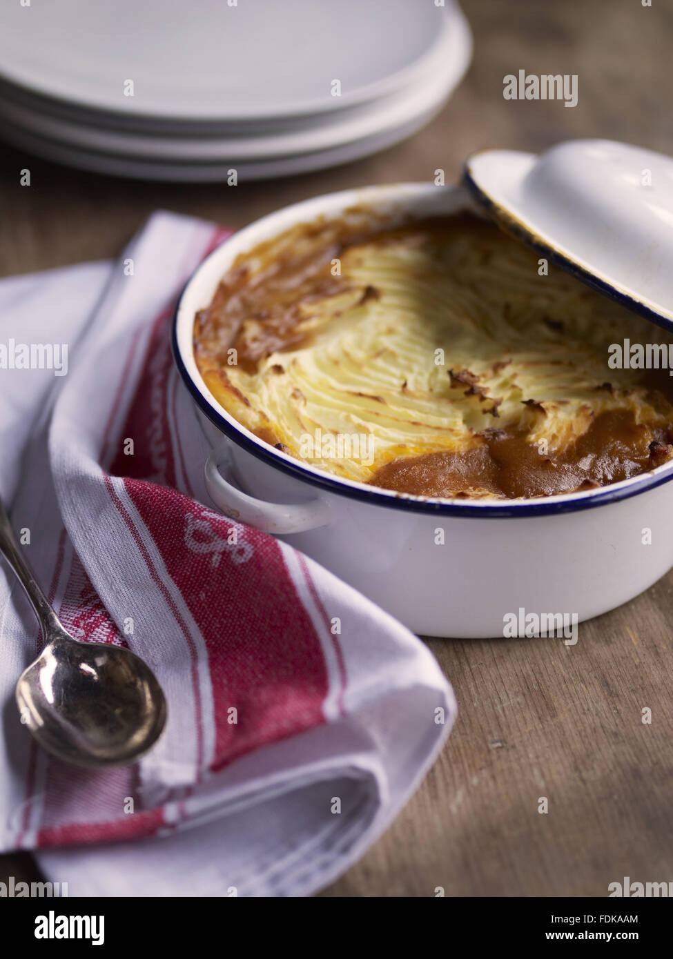 Cottage pie, one of the traditional dishes served in National Trust ...