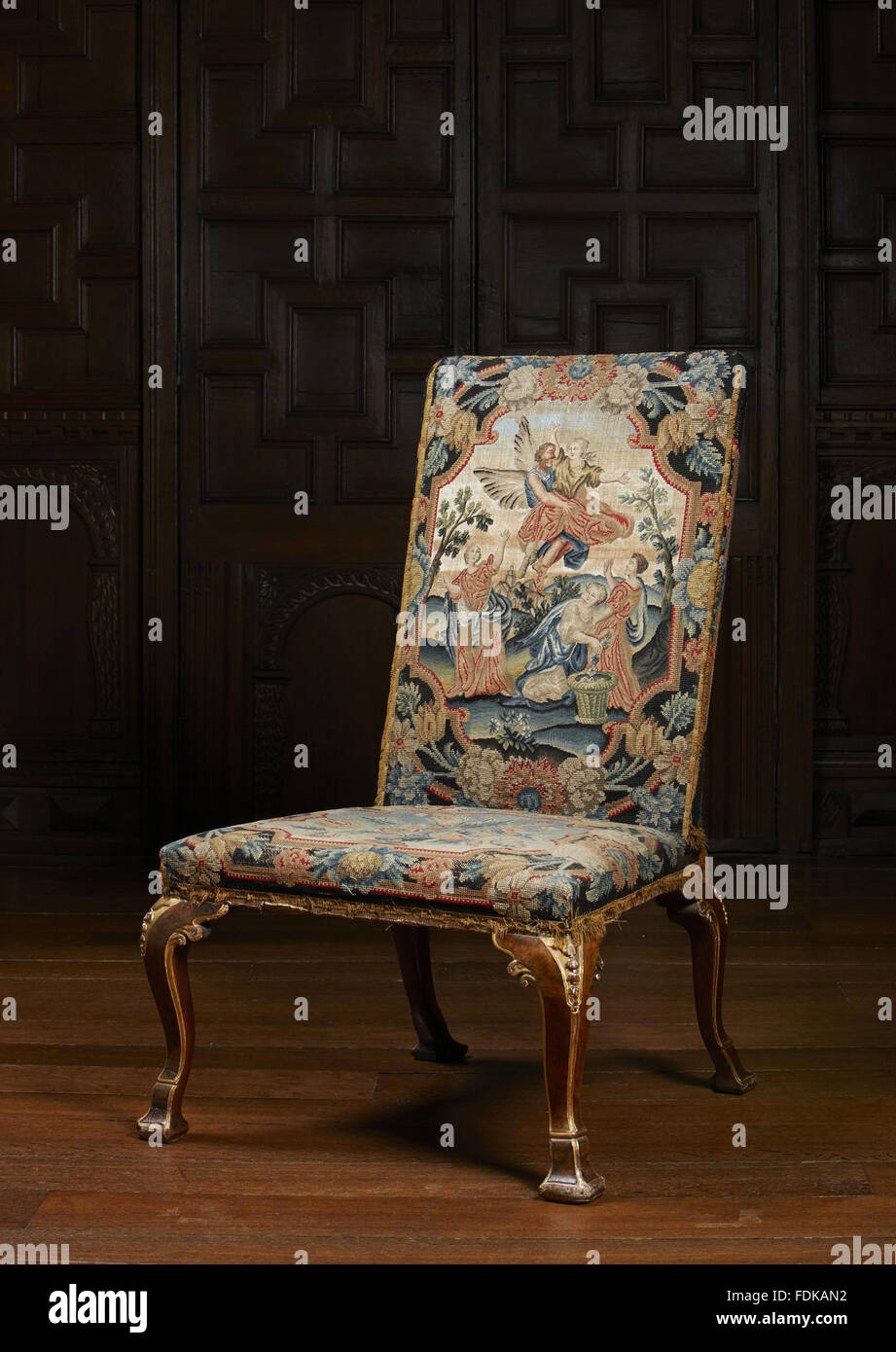 An early eighteenth-century chair at Montacute House, Somerset. The ...