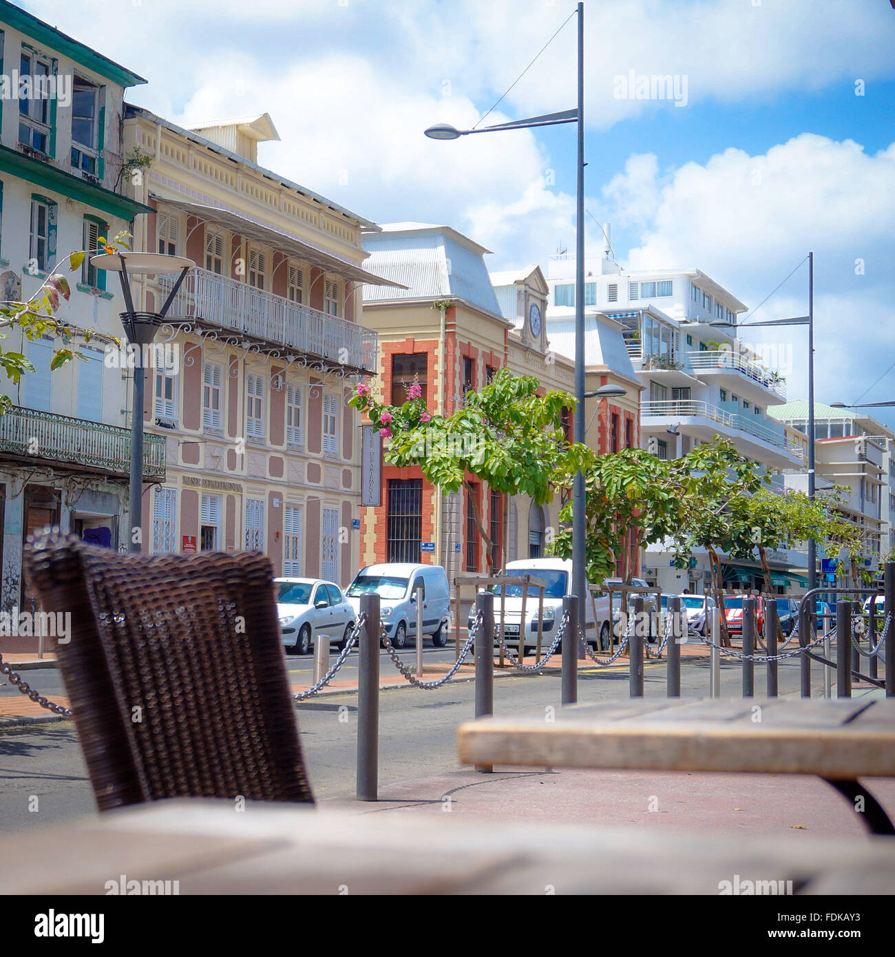 Buildings on a road hi-res stock photography and images - Alamy