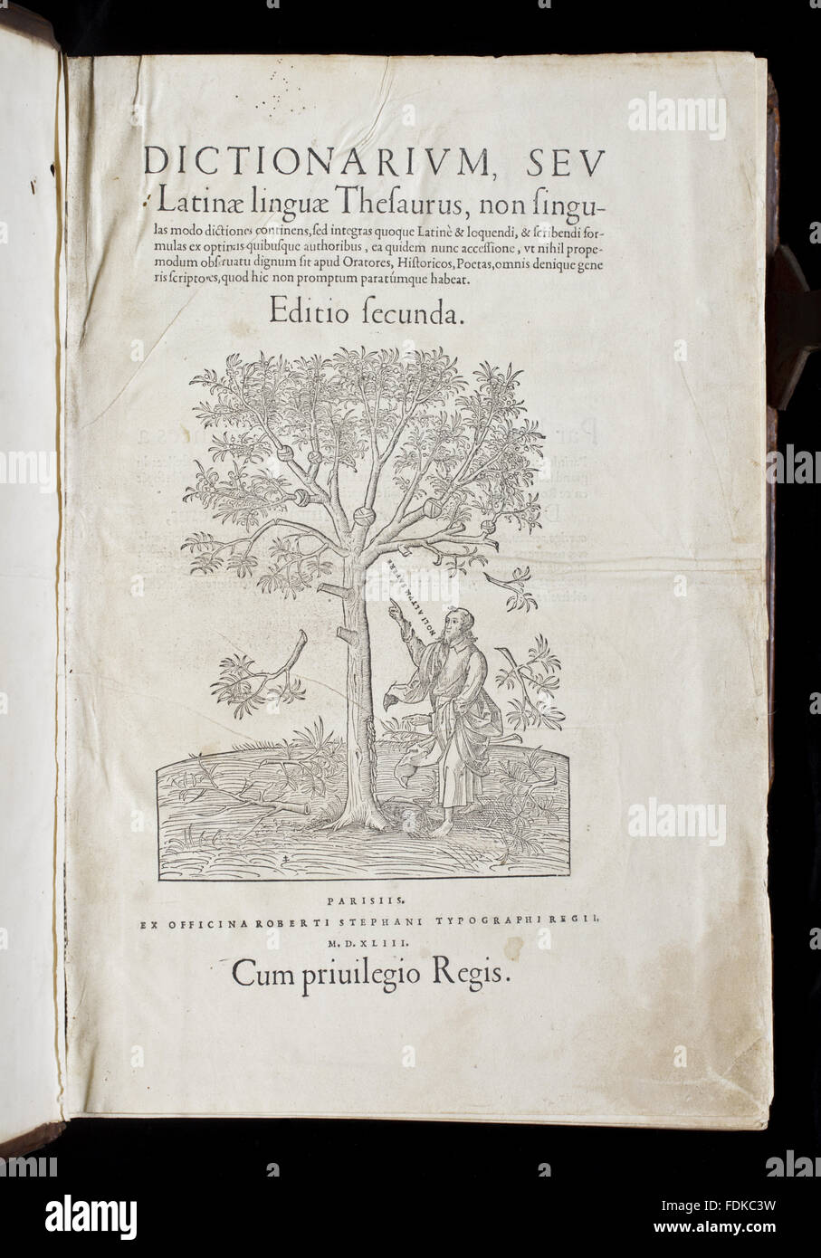 Henri Estienne, Dictionarium, seu Latinae Linguae Thesaurus (Paris ...