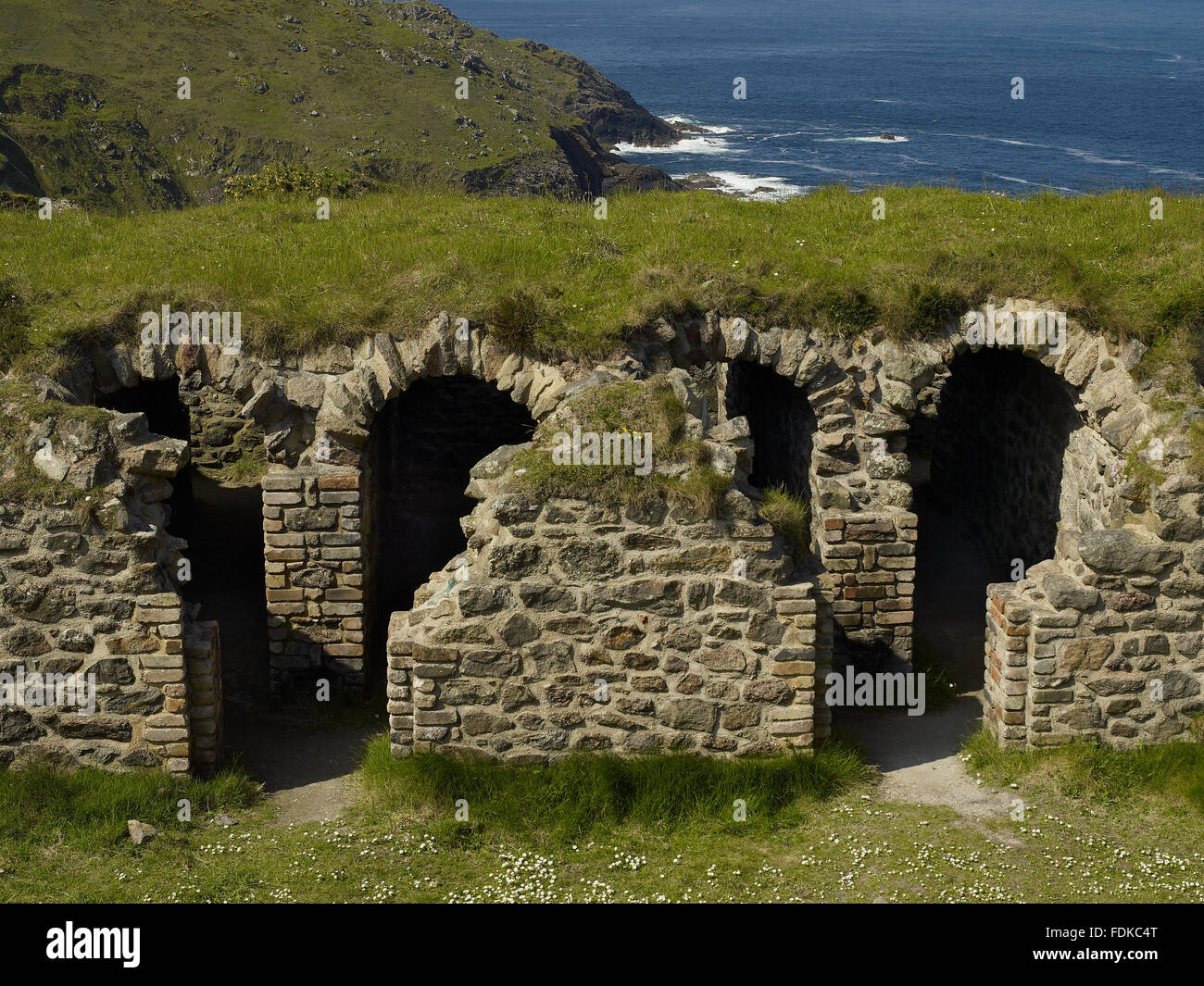 Ruins at Botallack Mine near St Just, Cornwall Stock Photo - Alamy