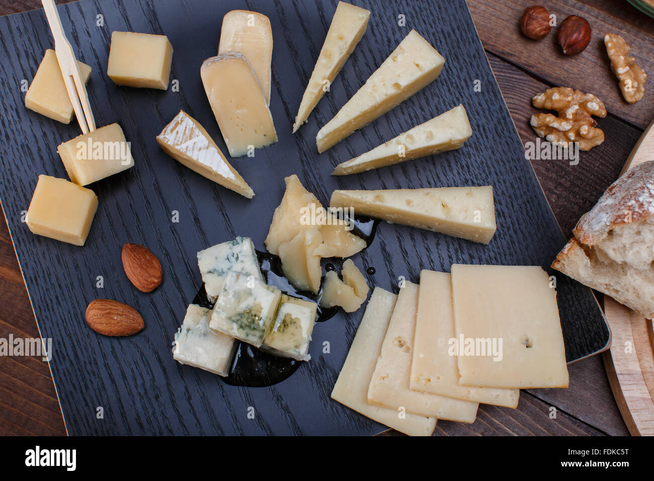 different cow cheese Stock Photo - Alamy