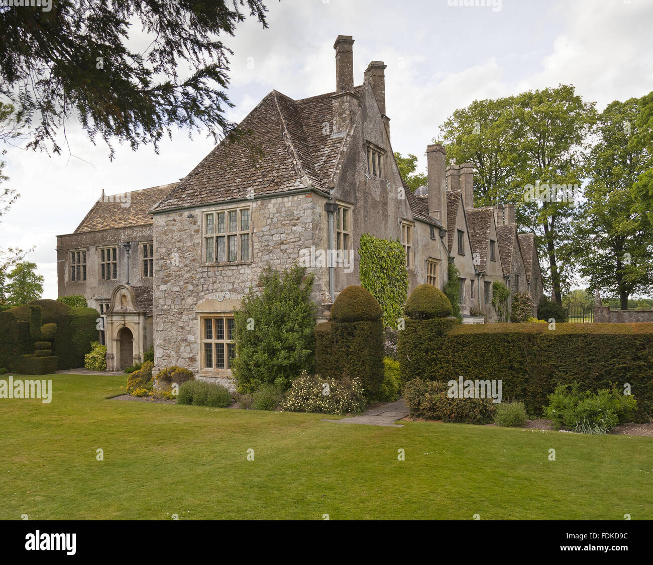 The south and east facades of Avebury Manor, Wiltshire Stock Photo - Alamy