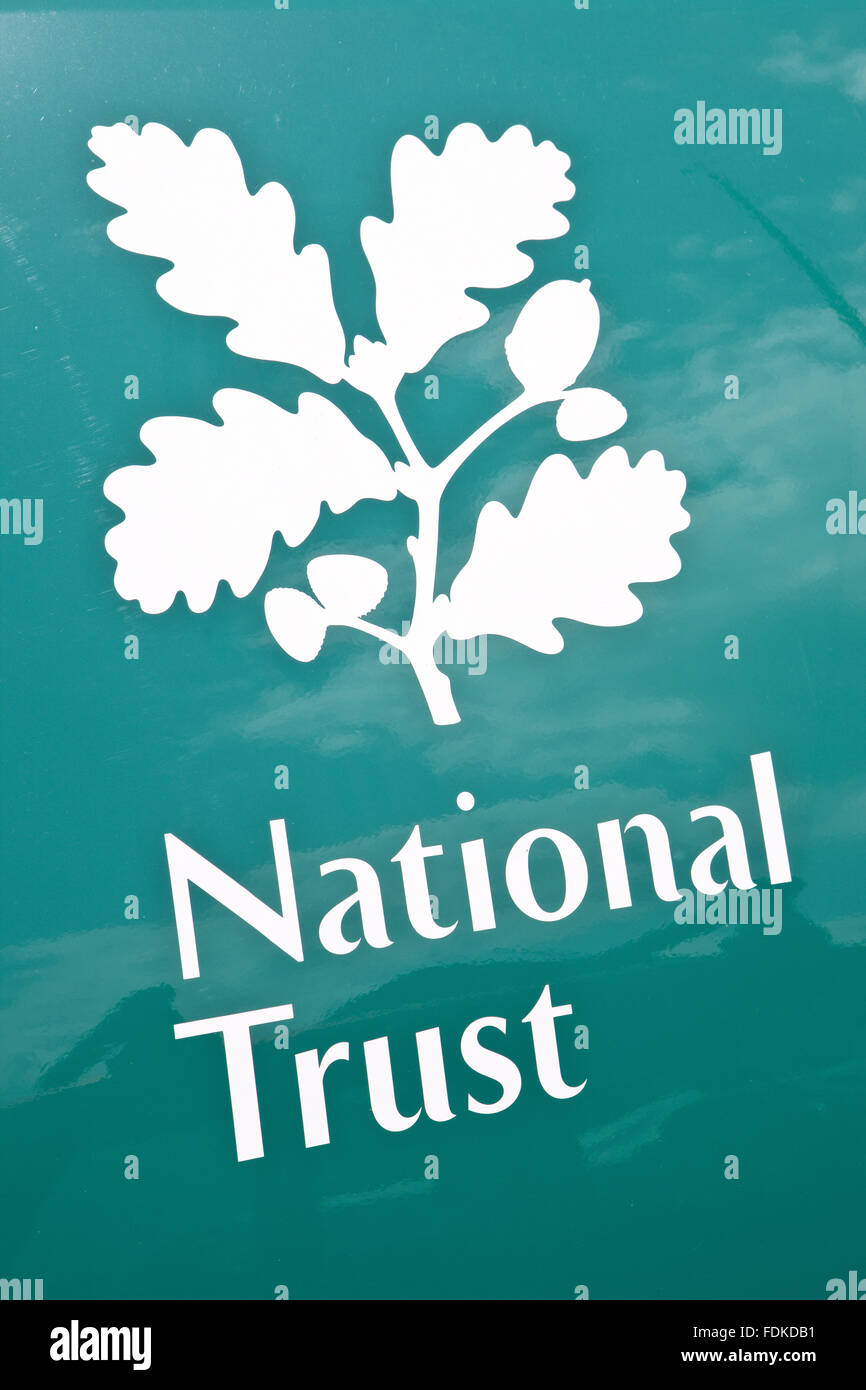 National Trust logo on a vehicle at Brancaster Millennium Activity ...