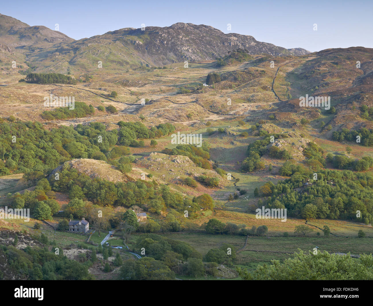 Llyndy Isaf, a farm estate of 600 acres in Snowdonia, in the Nant ...