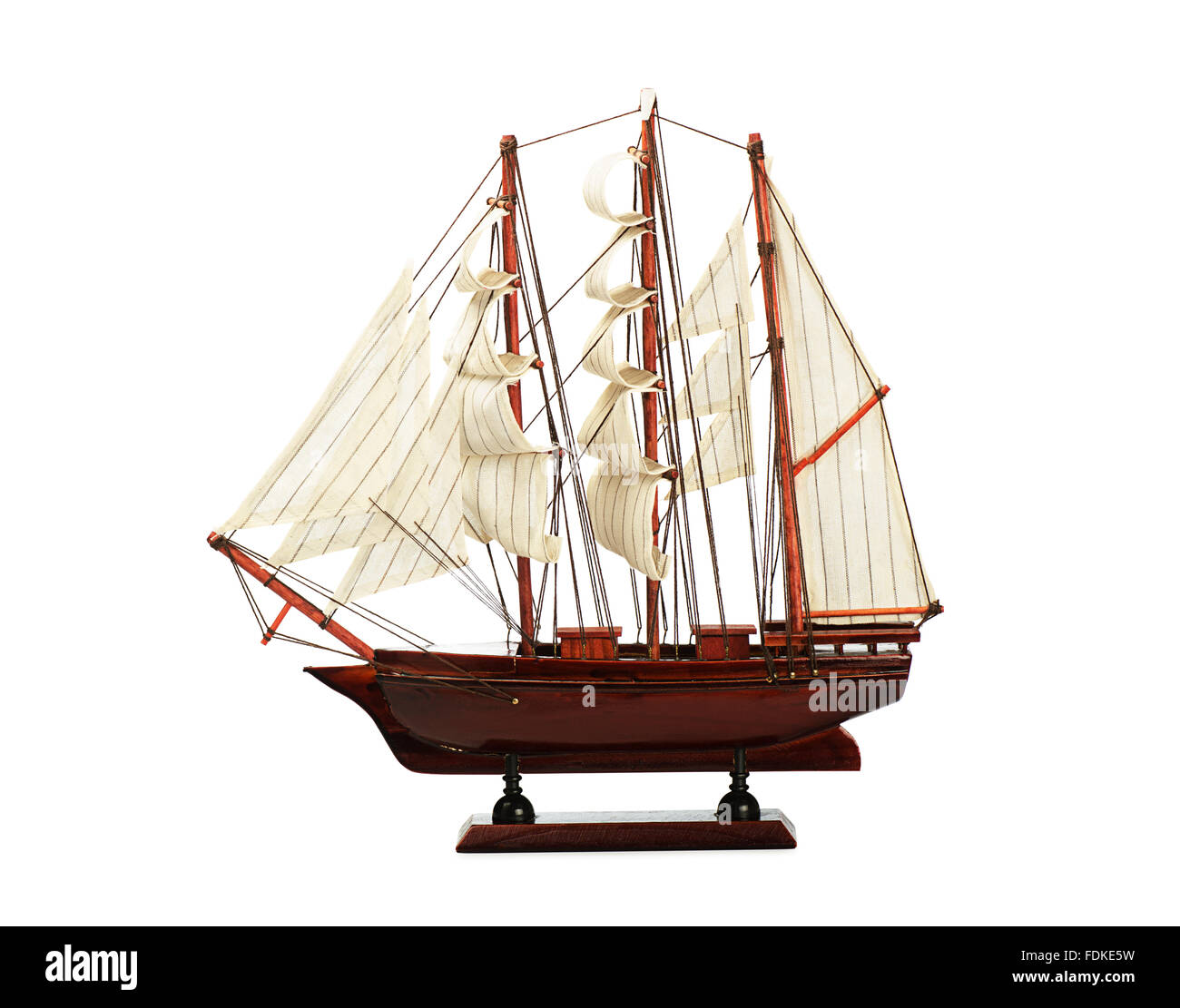 Mast ship on background Cut Out Stock Images & Pictures - Alamy