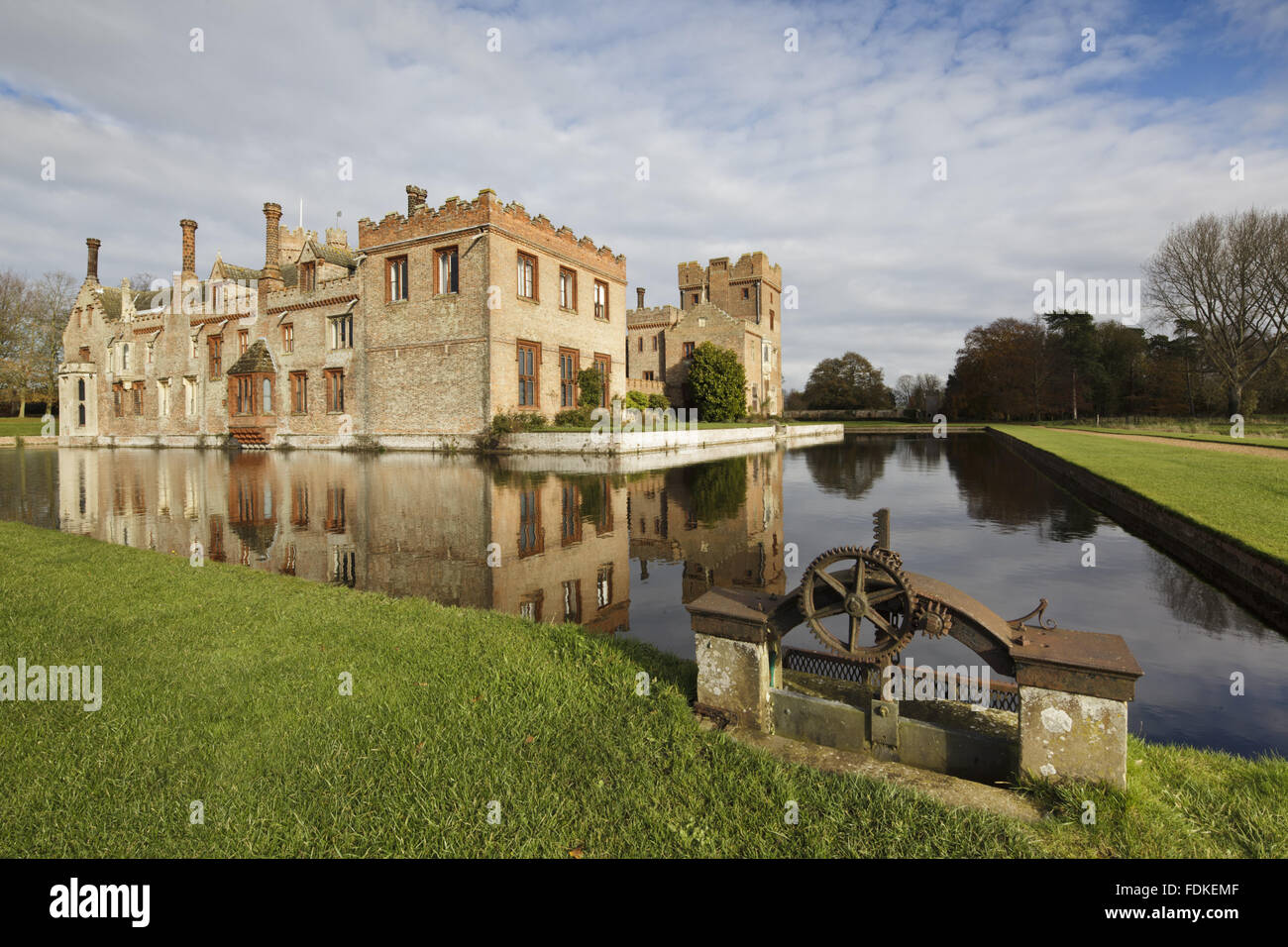 Oxburgh hall and moat hi-res stock photography and images - Alamy