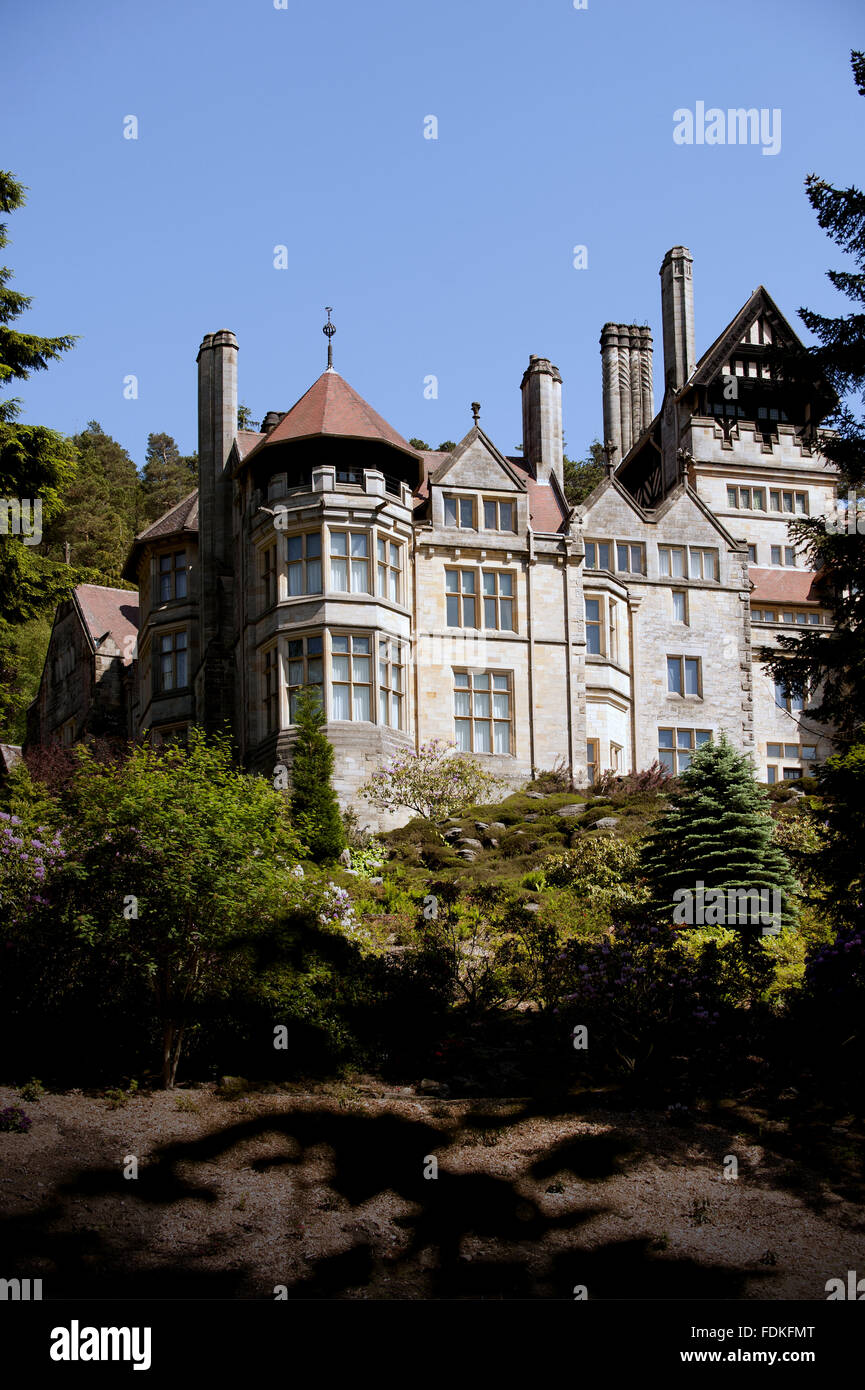 The house at Cragside, Northumberland Stock Photo - Alamy
