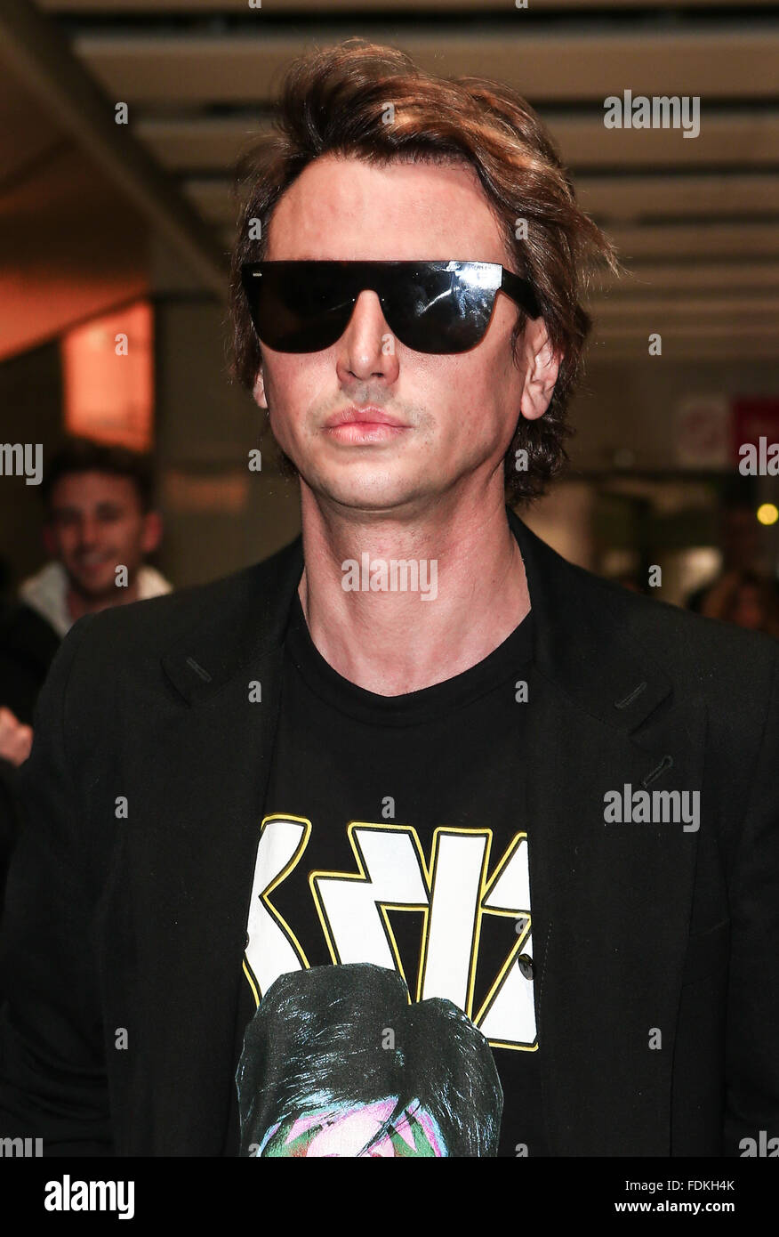 Jonathan Cheban arrives at Heathrow Airport with his mother Galina and ...