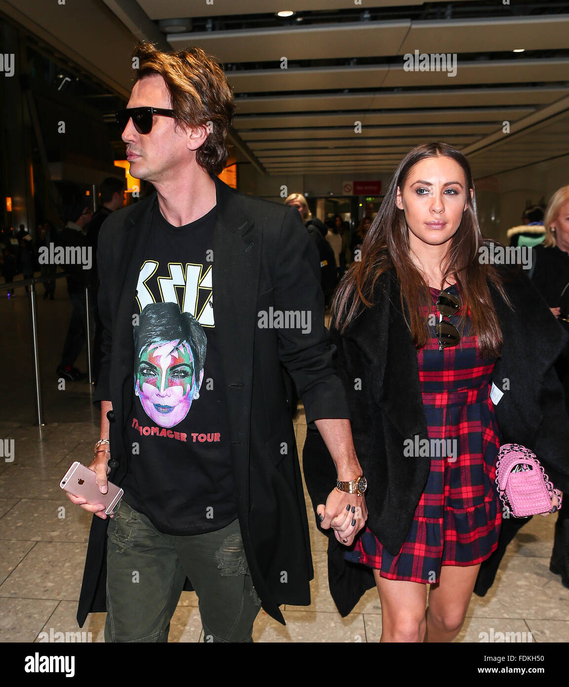 Jonathan Cheban arrives at Heathrow Airport with his mother Galina and ...