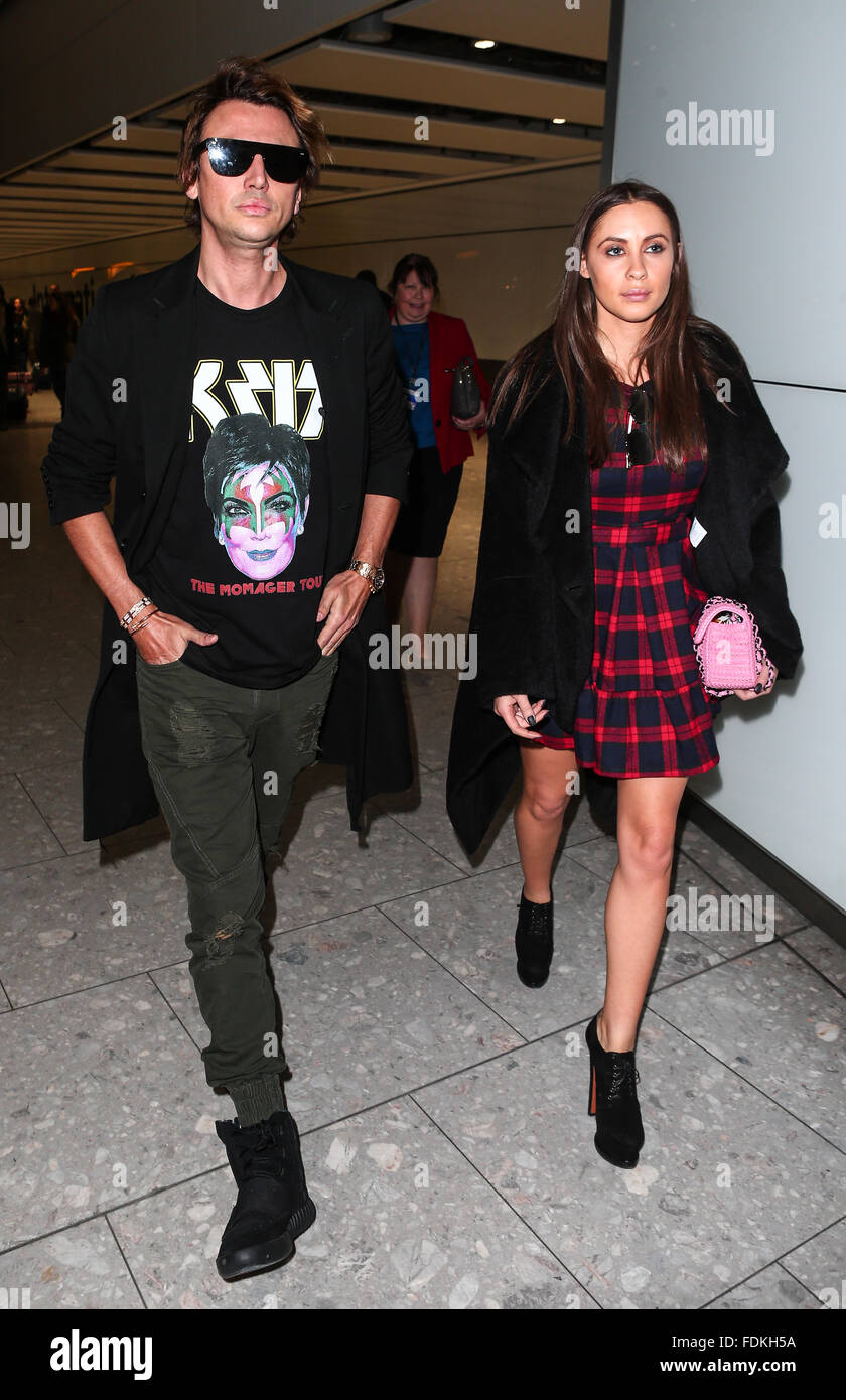 Jonathan Cheban arrives at Heathrow Airport with his mother Galina and ...