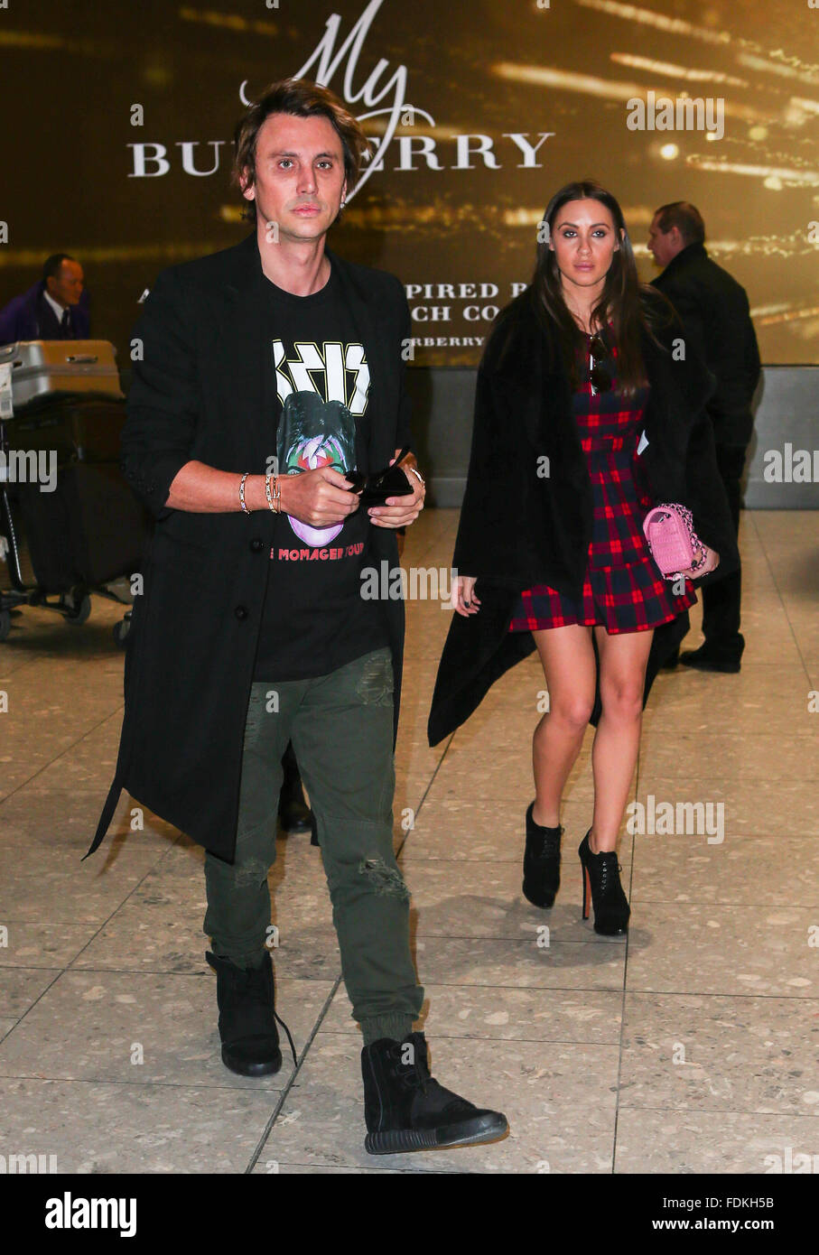 Jonathan Cheban arrives at Heathrow Airport with his mother Galina and ...