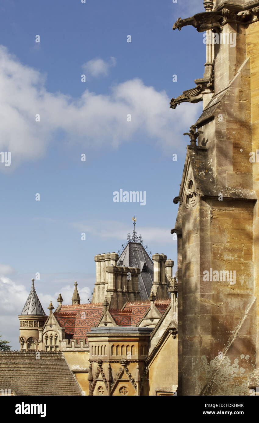 Gothic turrets hi-res stock photography and images - Alamy