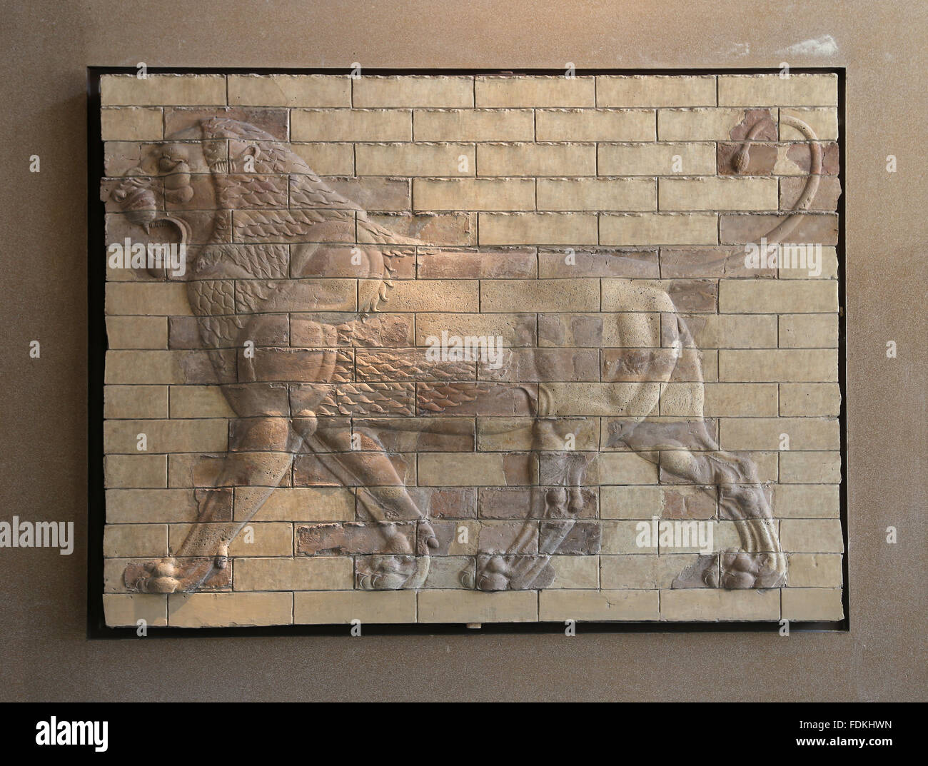 Achaemenid Empire. Persian Lion of Darius the Great from the Susa ...