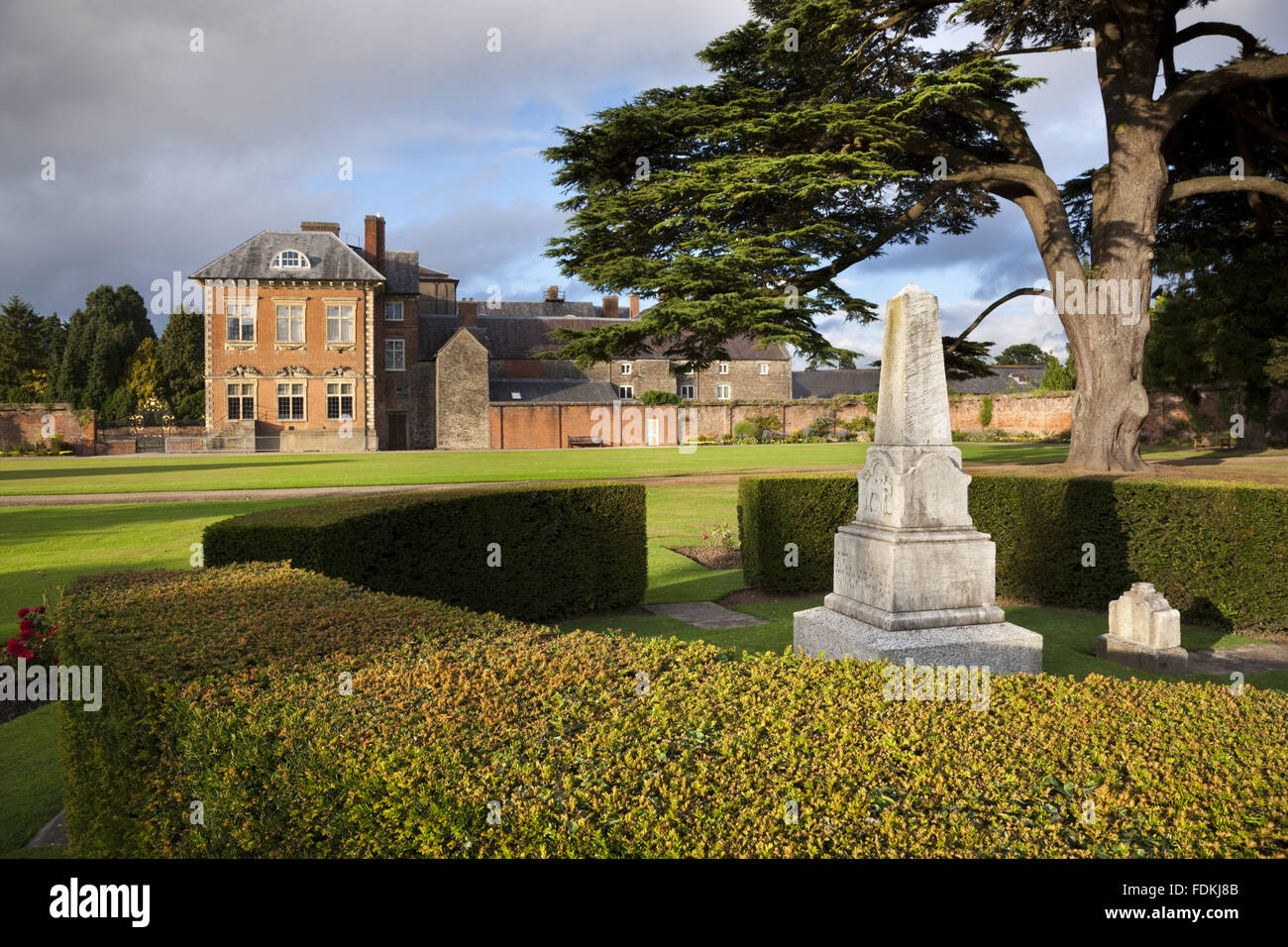 The south west front of Tredegar House, Newport, South Wales, viewed ...
