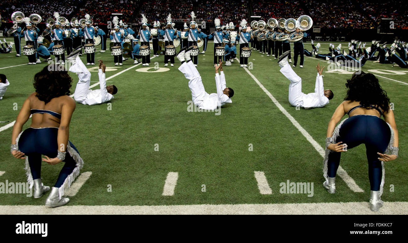 Atlanta, GA, USA. 30th Jan, 2016. The Jackson State University Sonic ...
