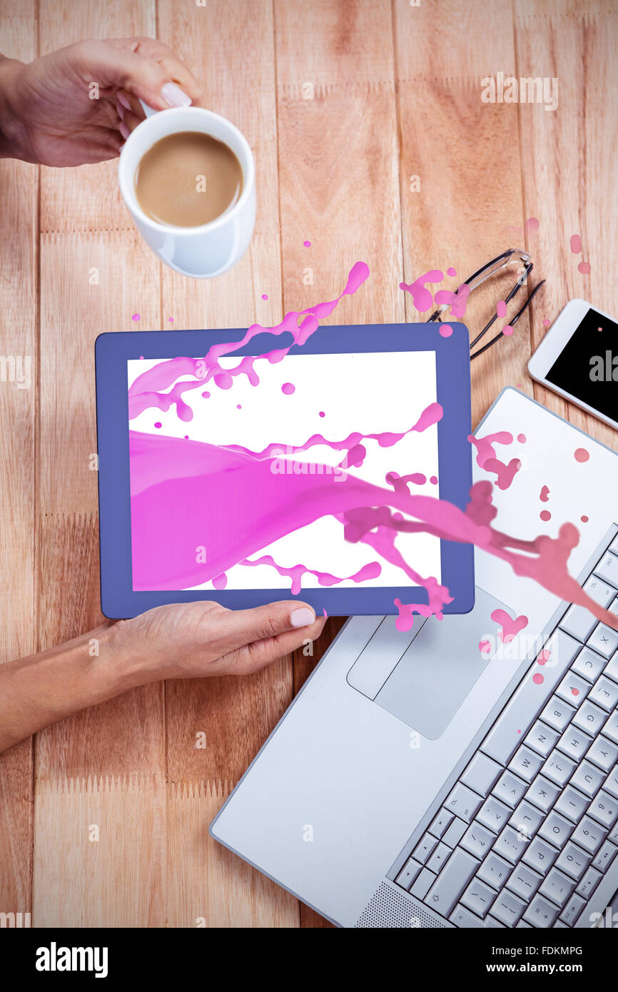 Splashes of pink hi-res stock photography and images - Alamy