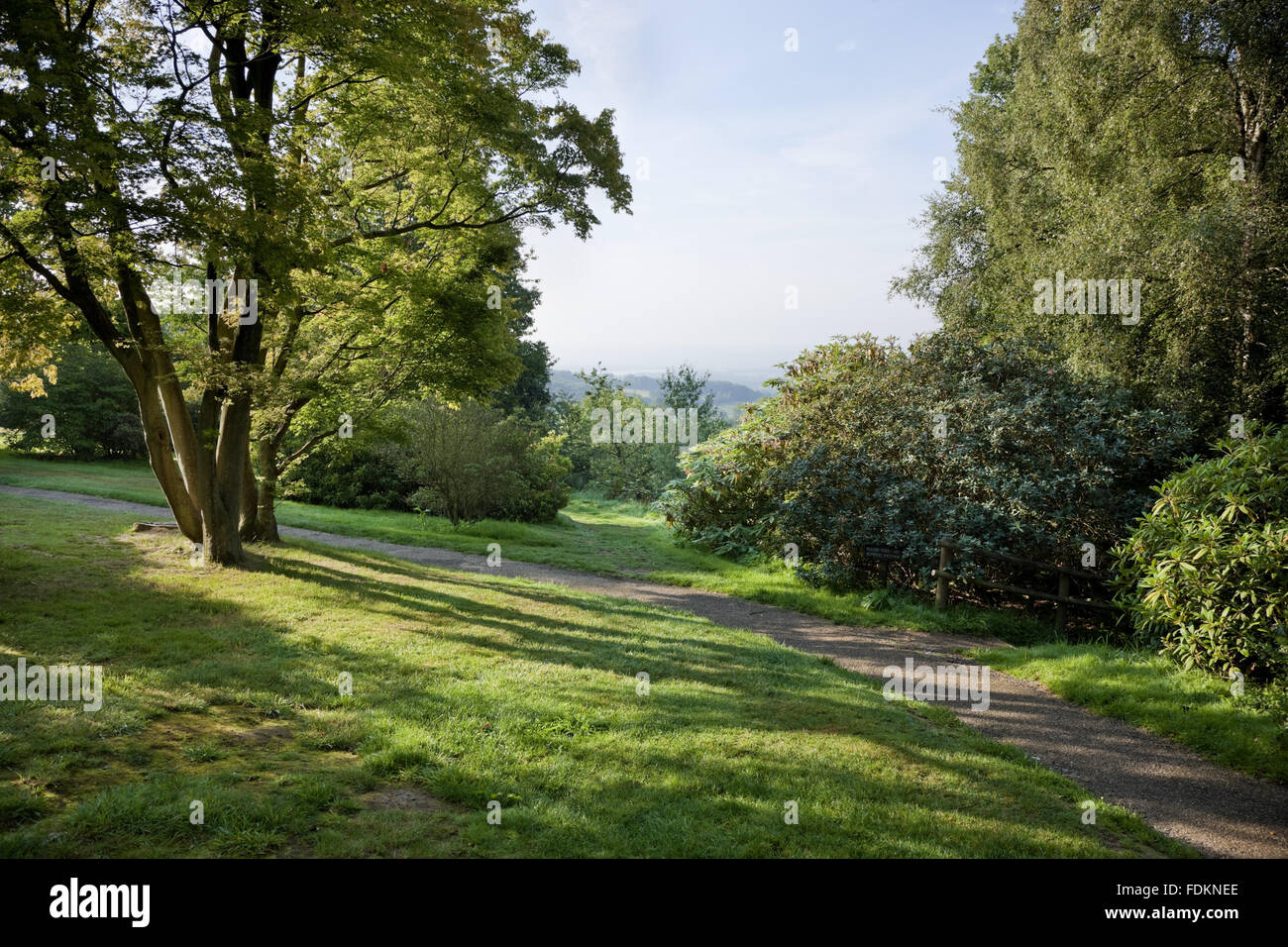 English country garden view hi-res stock photography and images - Alamy