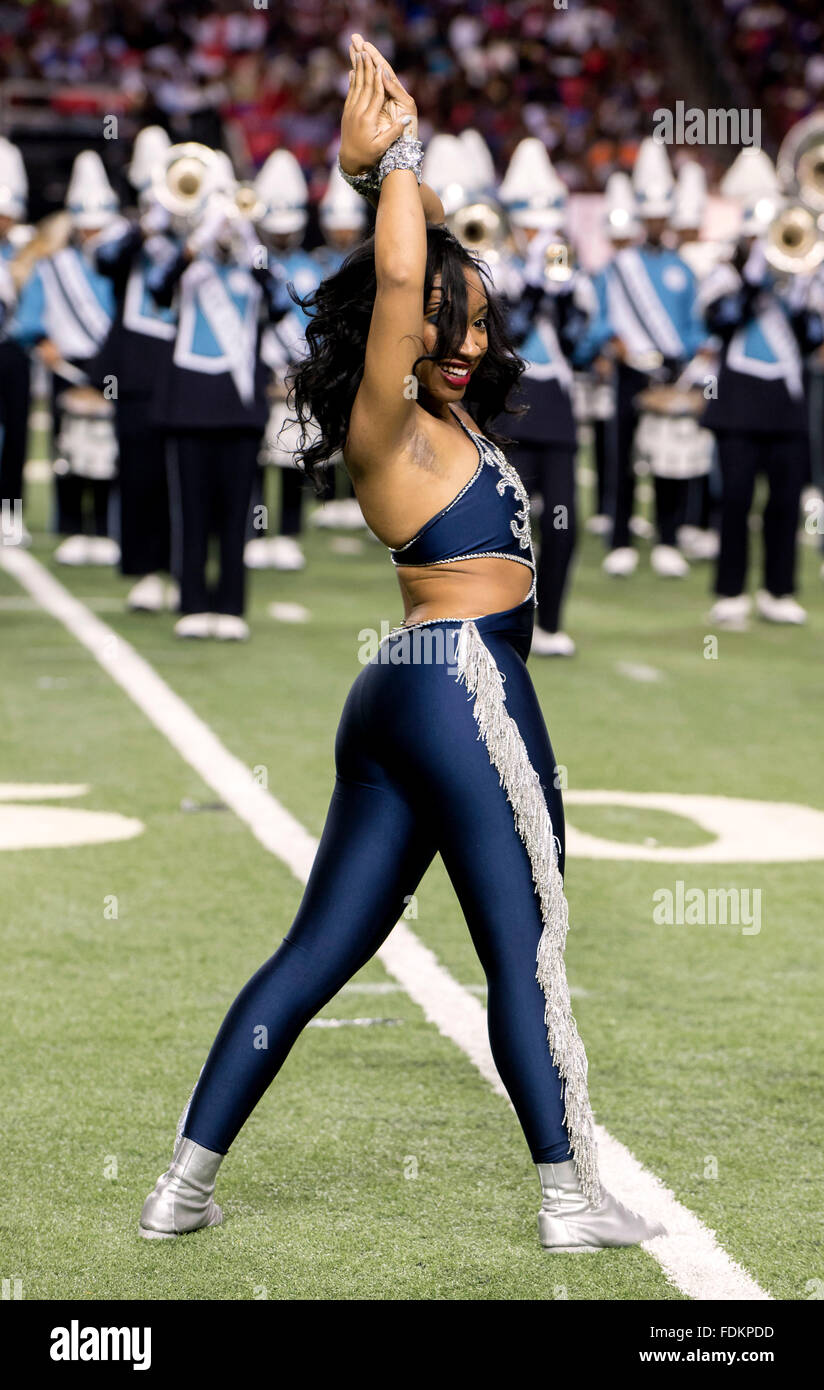 Atlanta, GA, USA. 30th Jan, 2016. The Jackson State University Sonic ...