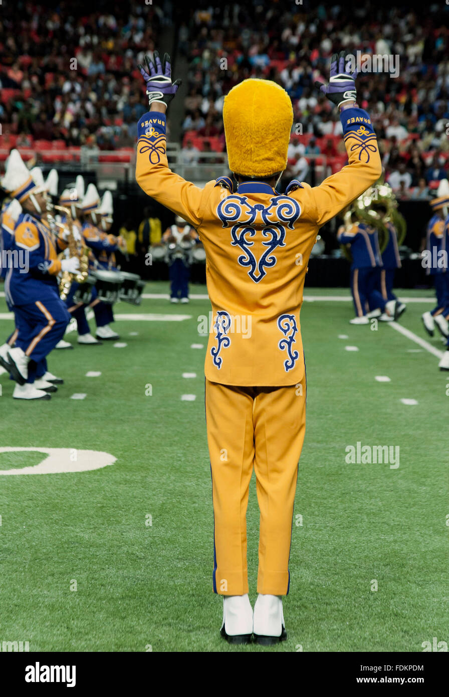 Atlanta, GA, USA. 30th Jan, 2016. The Alcorn State Sounds of Dyn-O-Mite ...