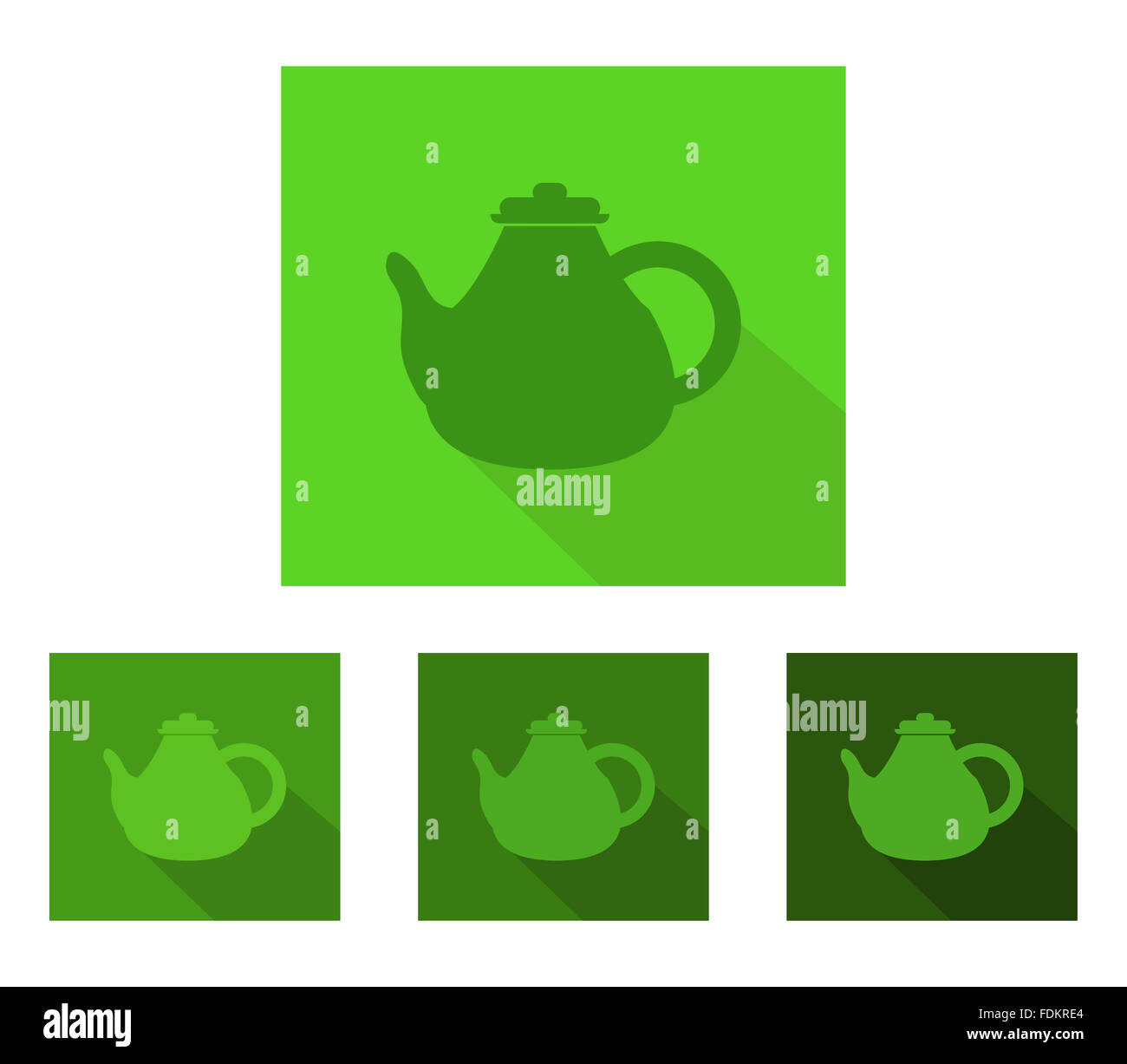 teapot flat design Stock Photo - Alamy