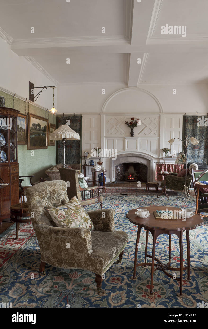The Drawing Room at Standen, West Sussex Stock Photo - Alamy