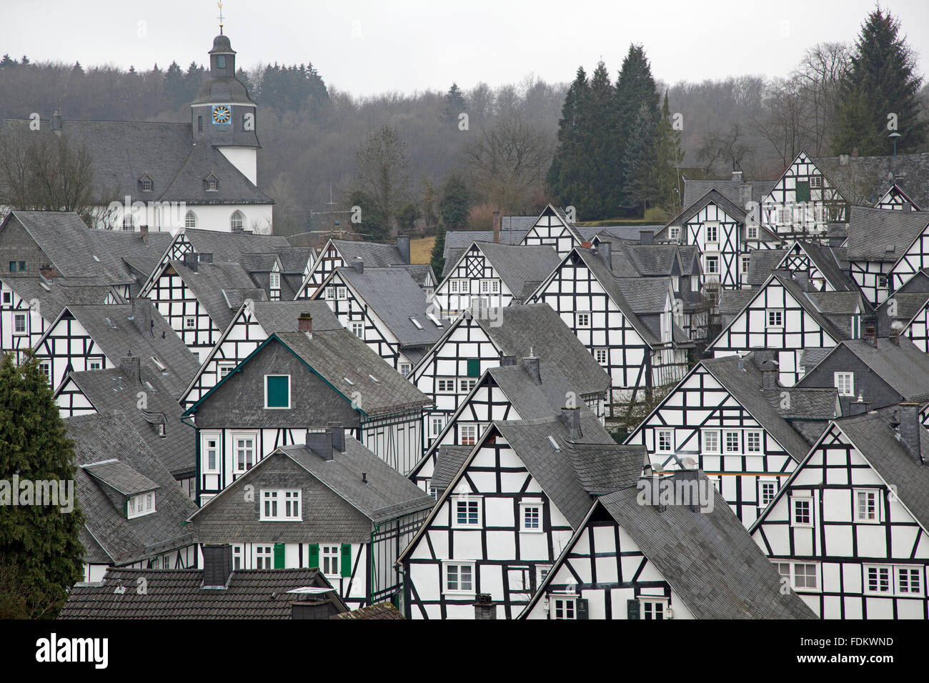 Historical City Of Freudenberg Stock Photos & Historical City Of ...