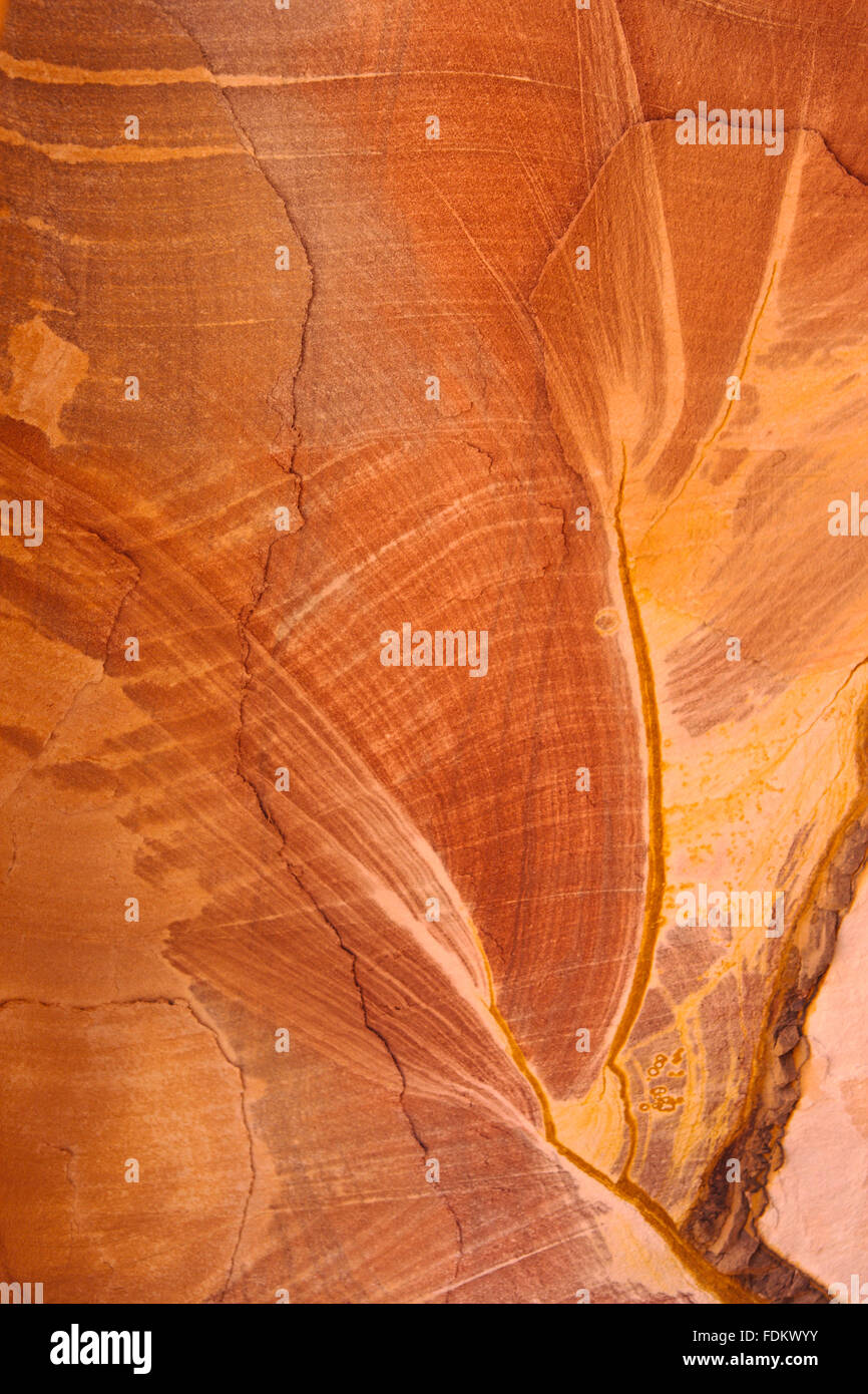 Colored sandstone in Petra, Jordan Stock Photo - Alamy